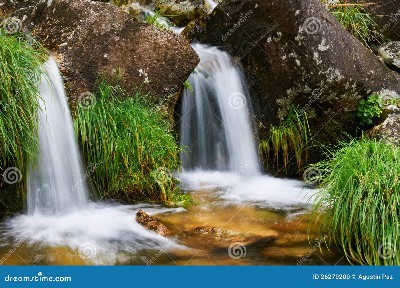 Cadarnoxo Waterfall, Boiro, Pontevedra, Spain Stock Photo - Image of ...