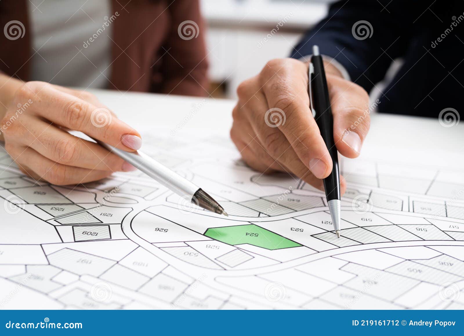 Cadastre Land Development Map Royalty-Free Stock Photography ...