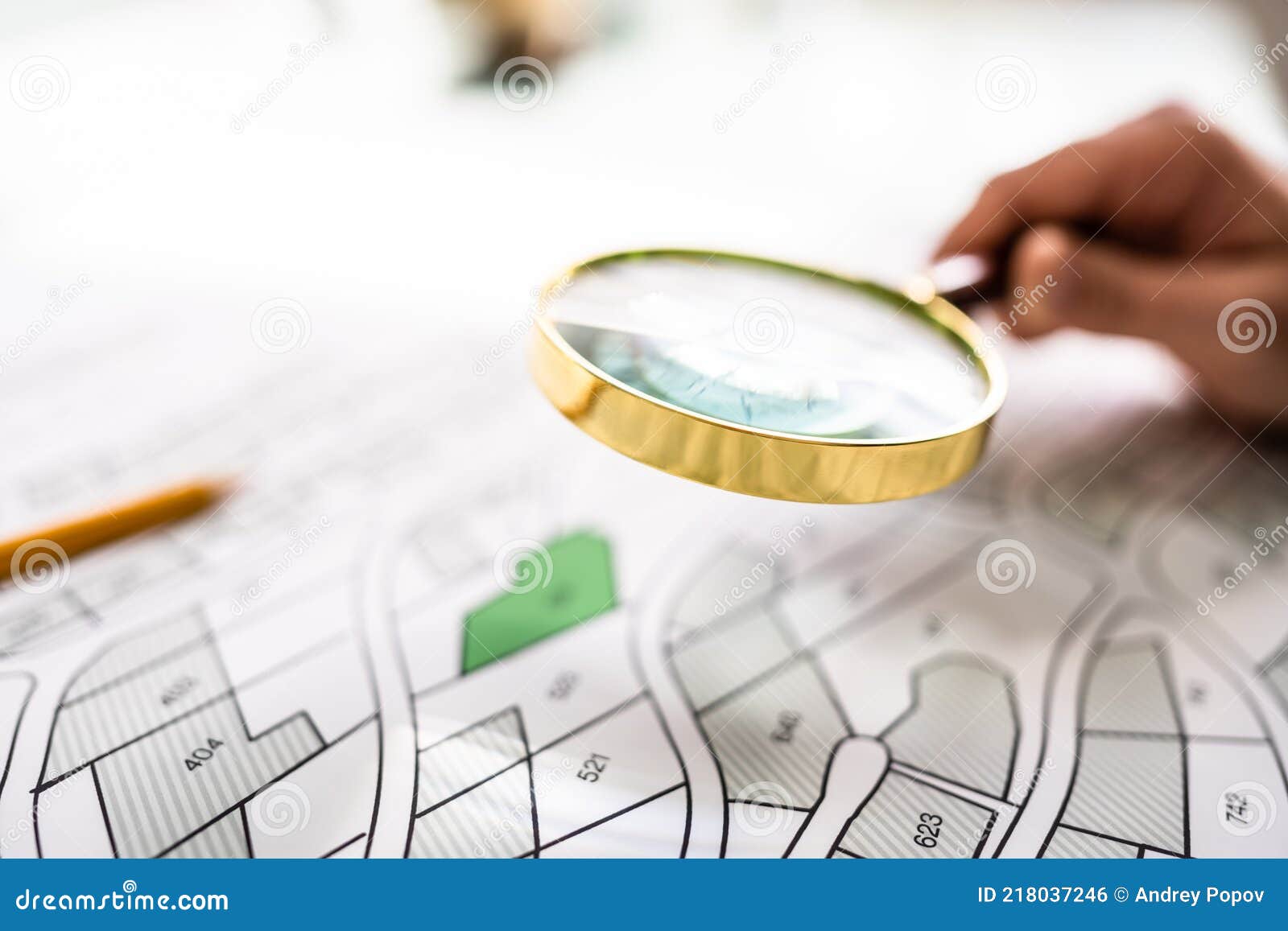 Cadastre Land Development Map Royalty-Free Stock Photography ...