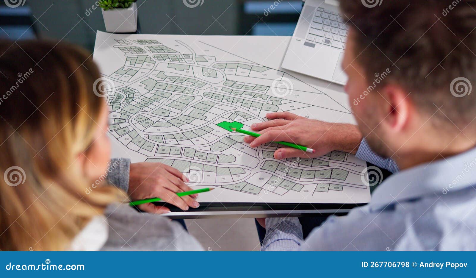 Cadastre Land Map Plot stock photo. Image of mapping - 267706798