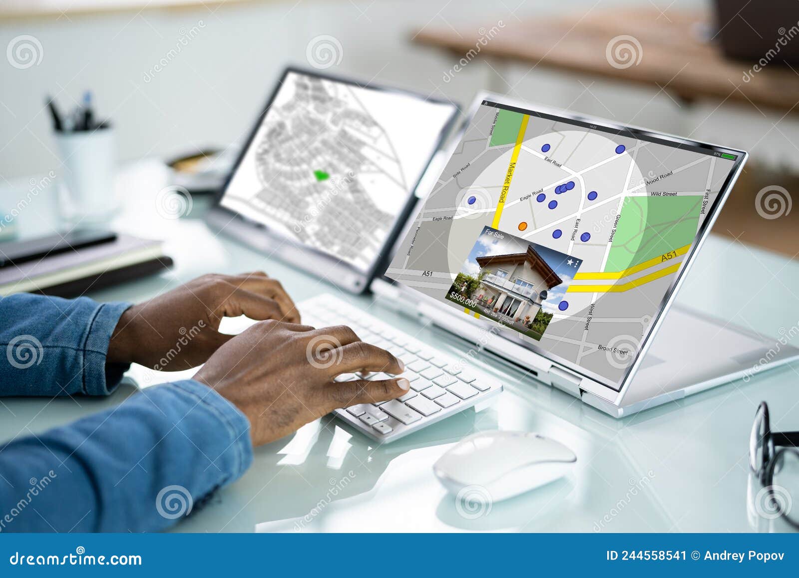 Cadastre Map Plan stock image. Image of house, digital - 244558541