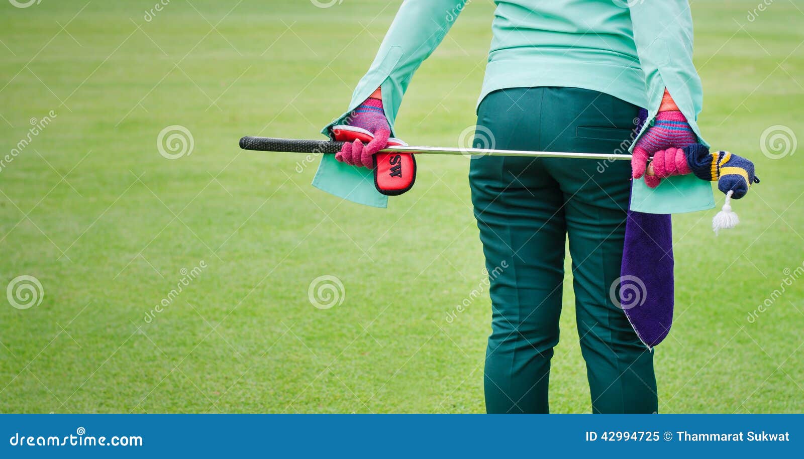 Caddy stock image. Image of fairway, game, green, meadow - 42994725
