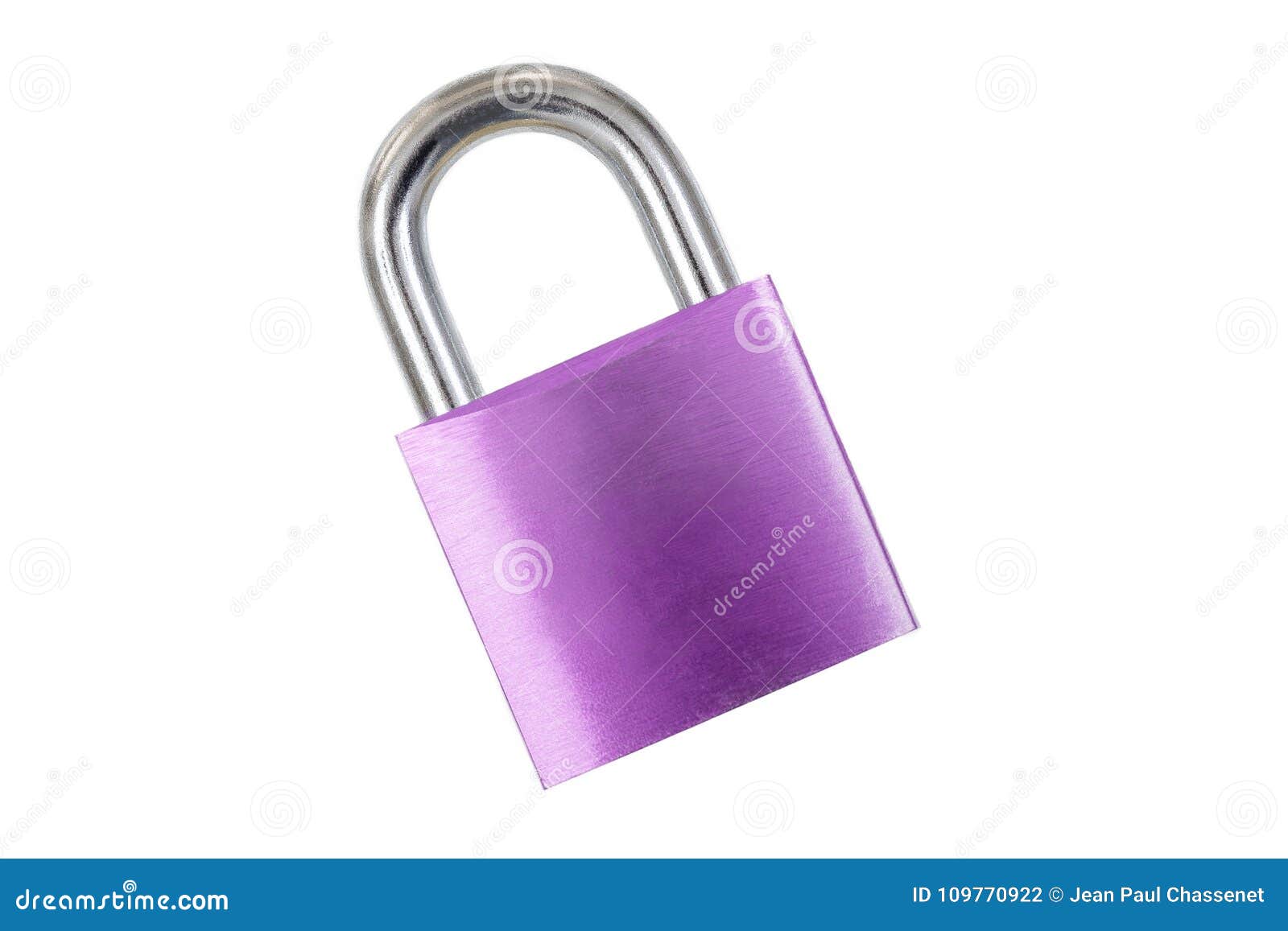 Cadeado Roxo Isolado No Fundo Branco Sem Chave Foto de Stock - Imagem ...