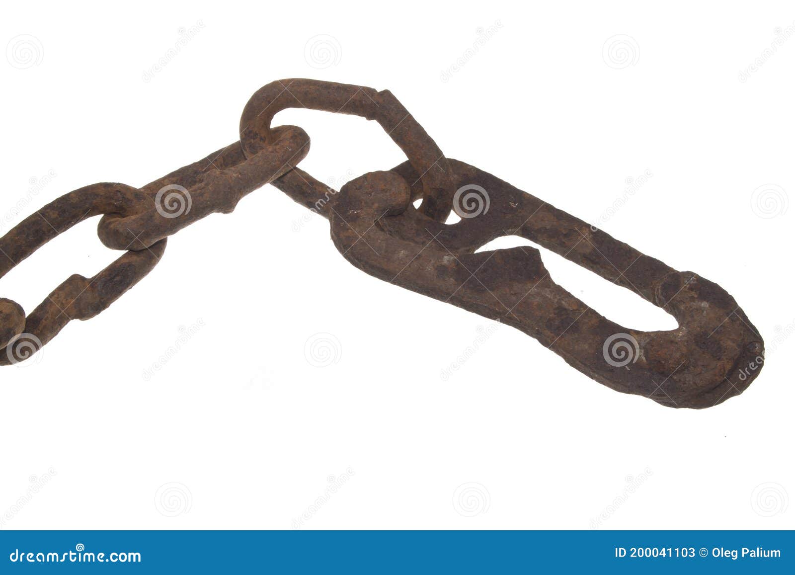 Cadeia Isolada Em Fundo Branco Imagem de Stock - Imagem de potência ...