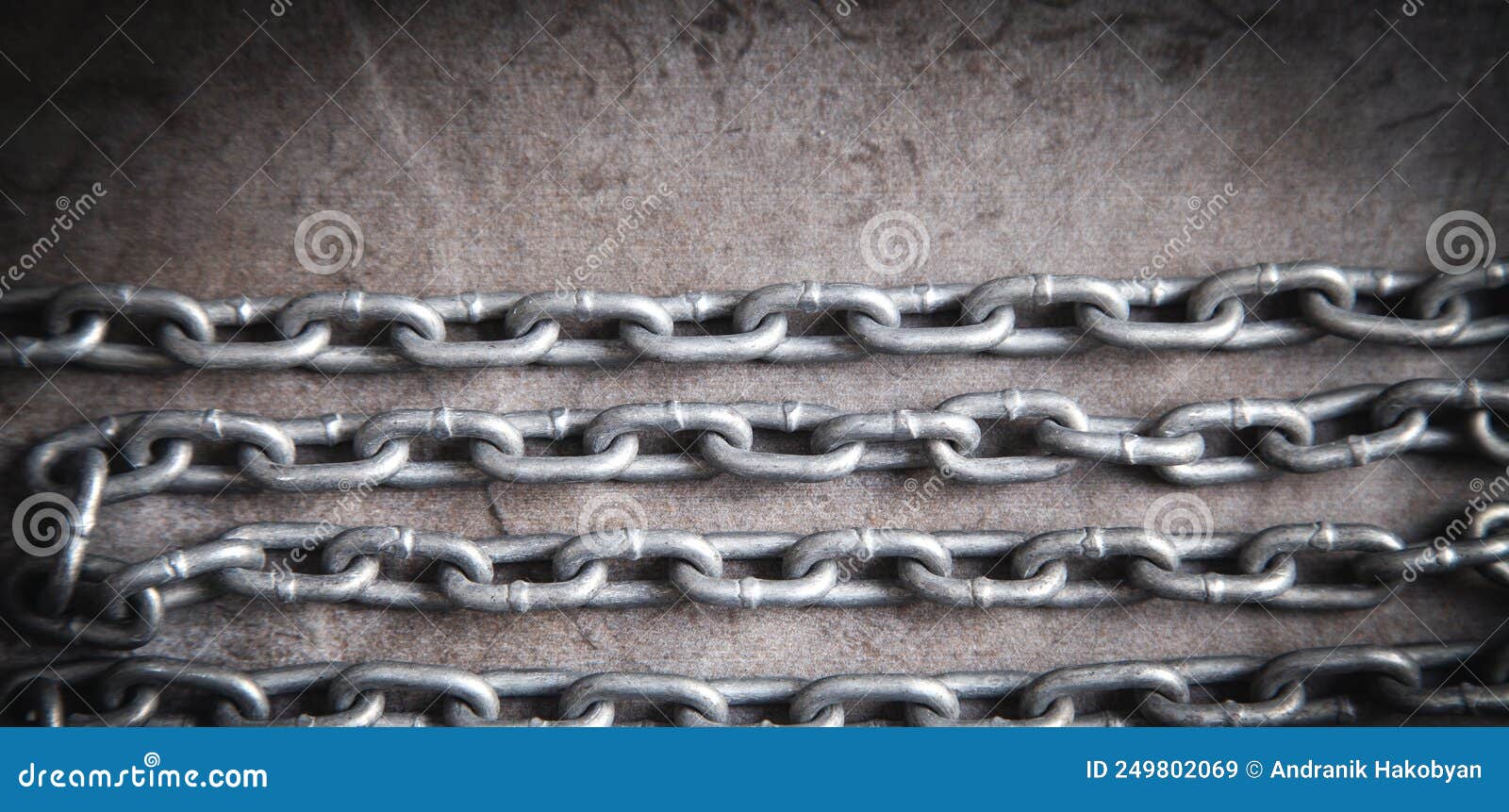 Cadena De Metal Cromado. Acero Pesado Imagen de archivo - Imagen de ...