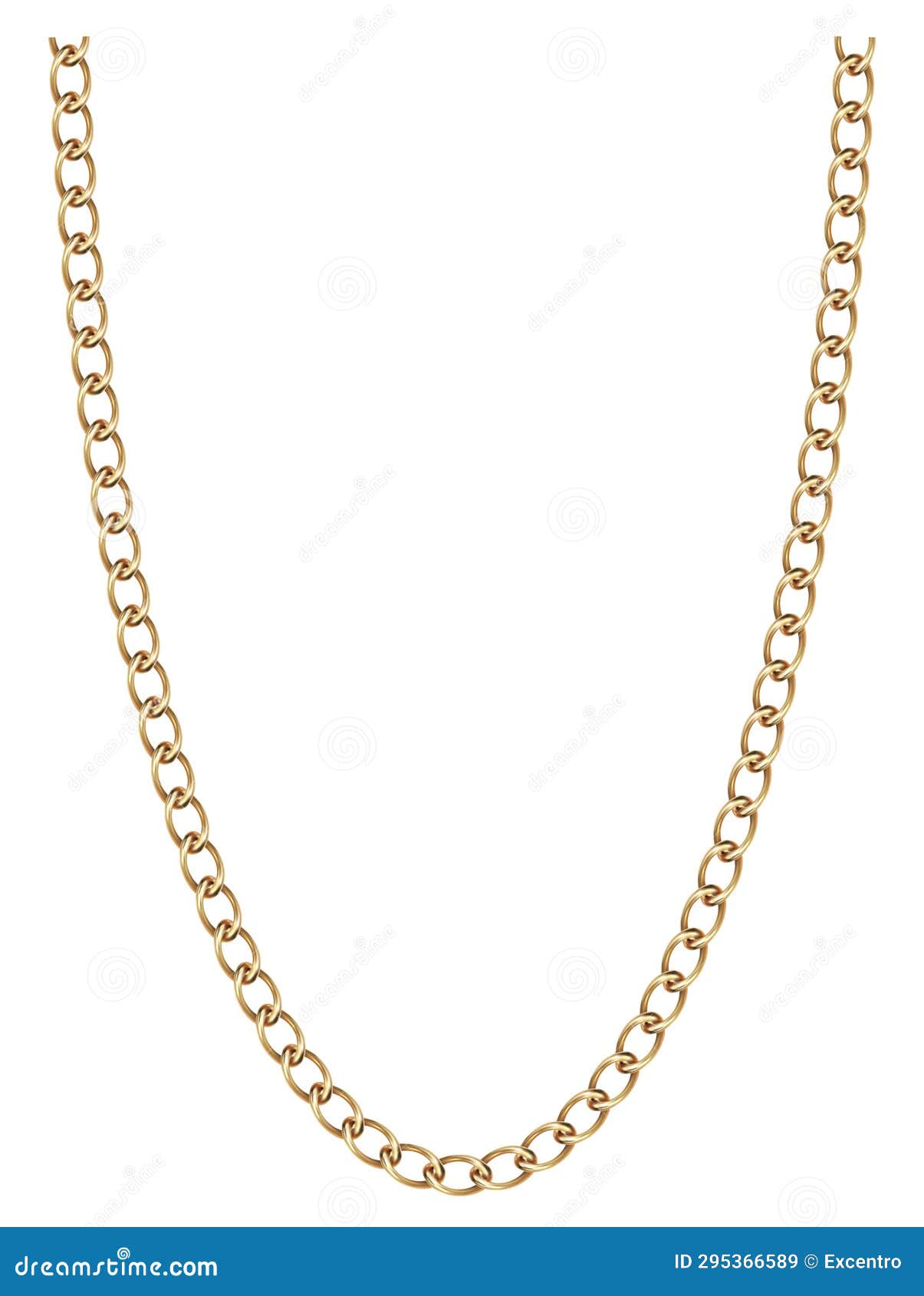 Cadena de oro ilustración del vector. Ilustración de accesorio - 295366589