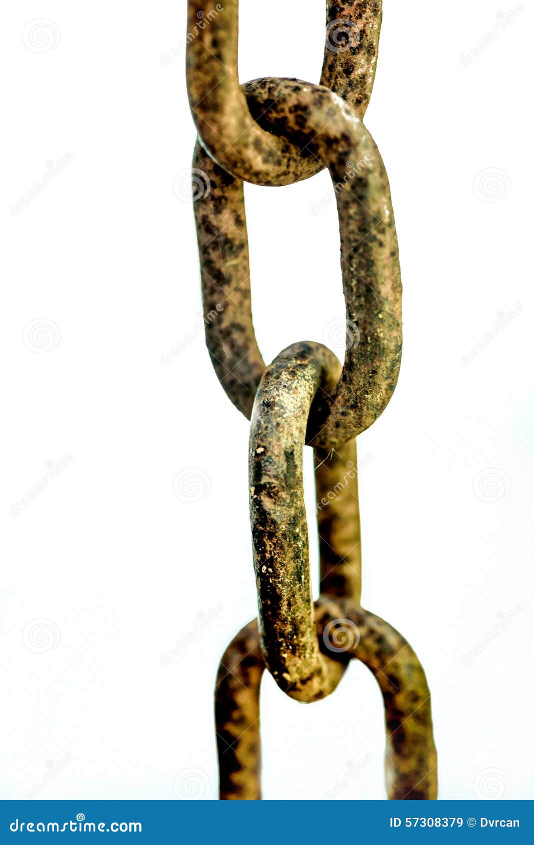 Cadena Oxidada En El Fondo Blanco Imagen de archivo - Imagen de bloqueo ...