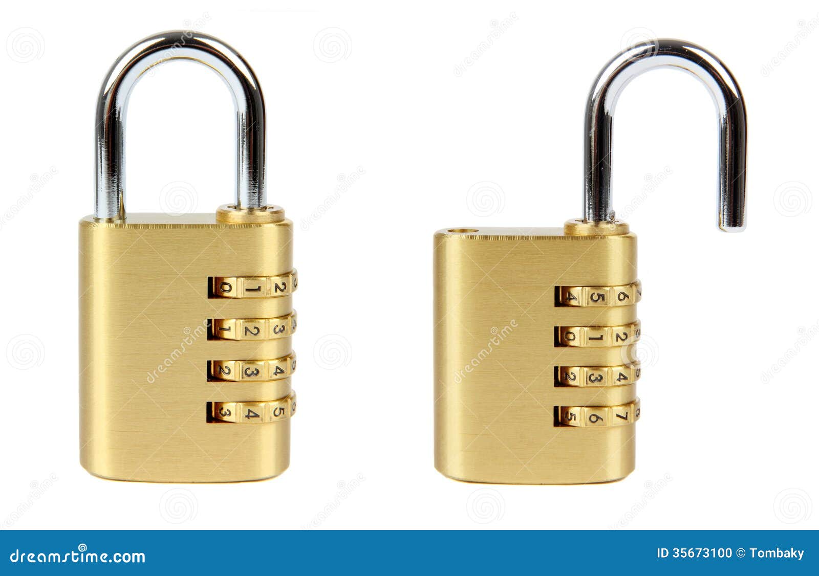 Cadenas Avec Le Code De Combinaison Photo stock - Image du métal ...