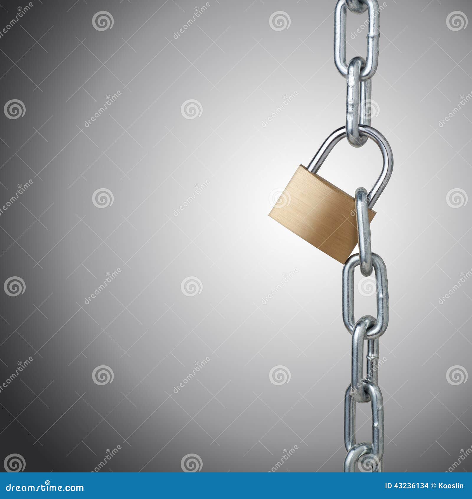 Cadenas y candado foto de archivo. Imagen de acero, aislamiento - 43236134