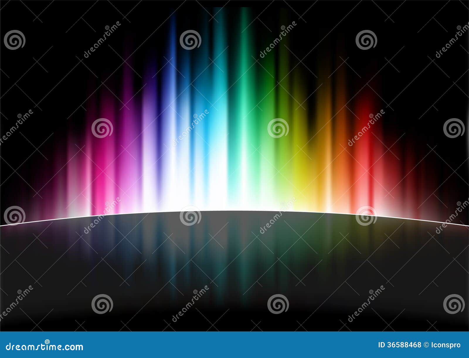 Cadences on Abstract Red Spectrum Background Stock Illustration ...