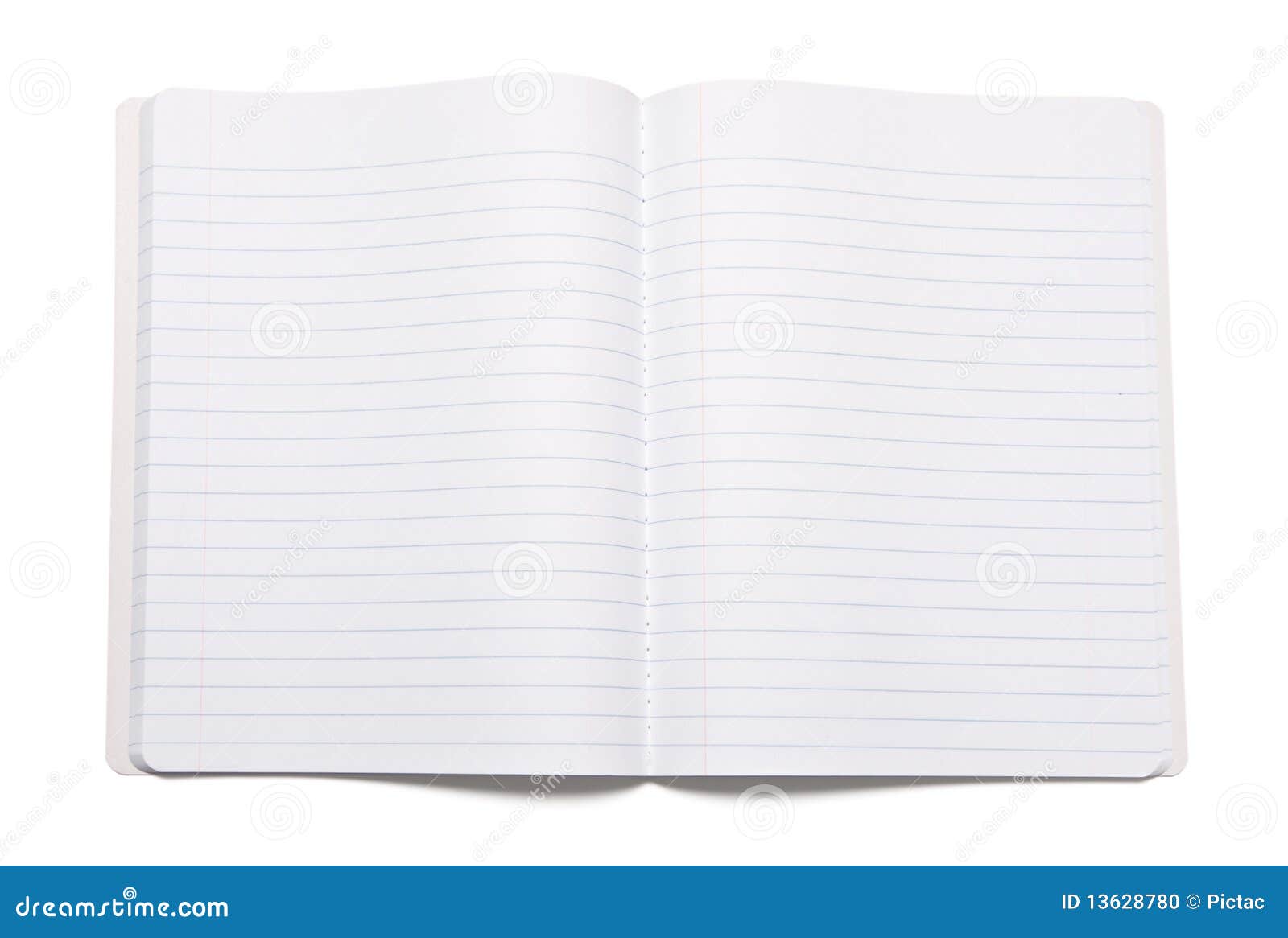 Caderno aberto foto de stock. Imagem de homework, folha - 13628780