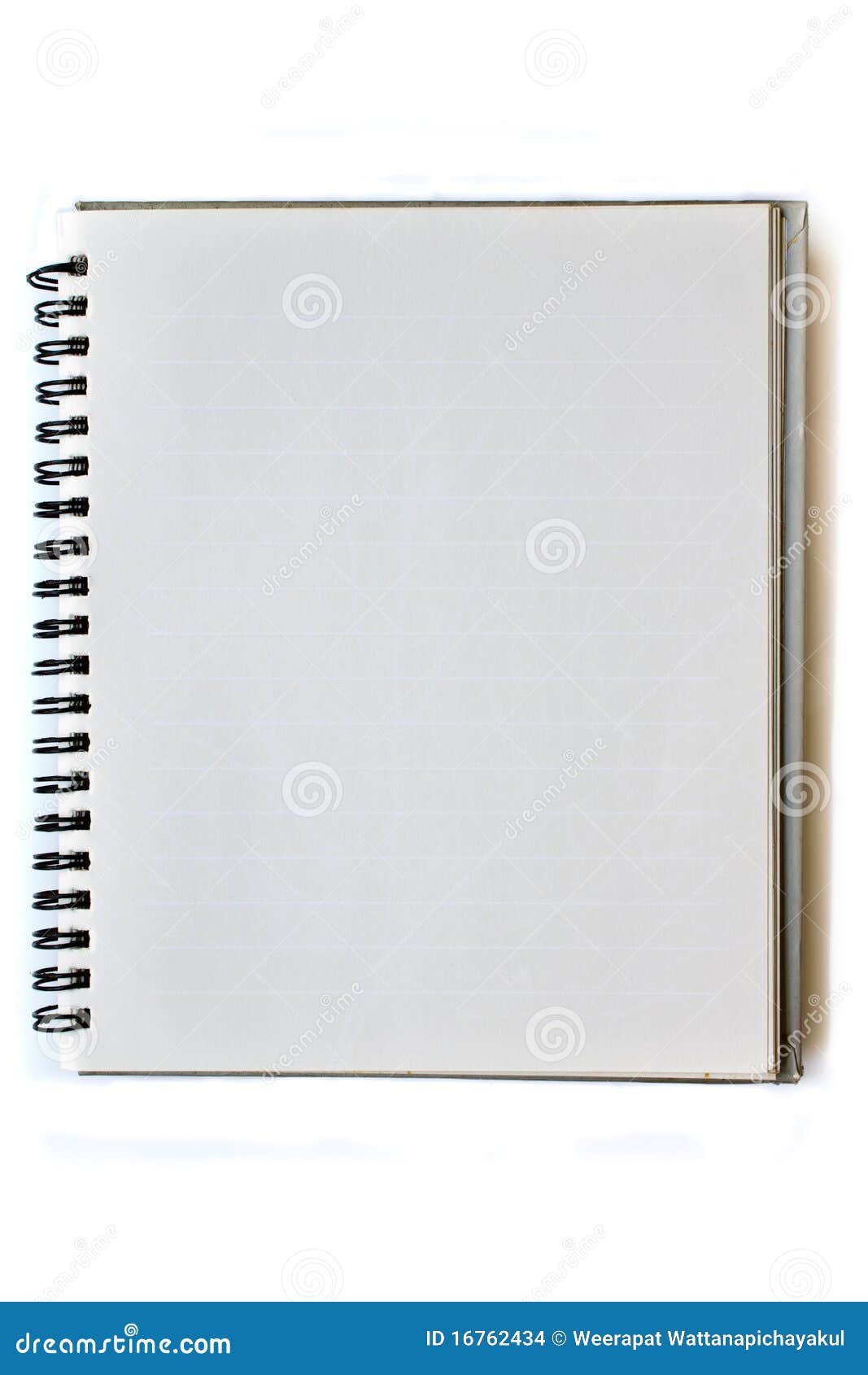 Caderno aberto foto de stock. Imagem de limpo, lembrete - 16762434