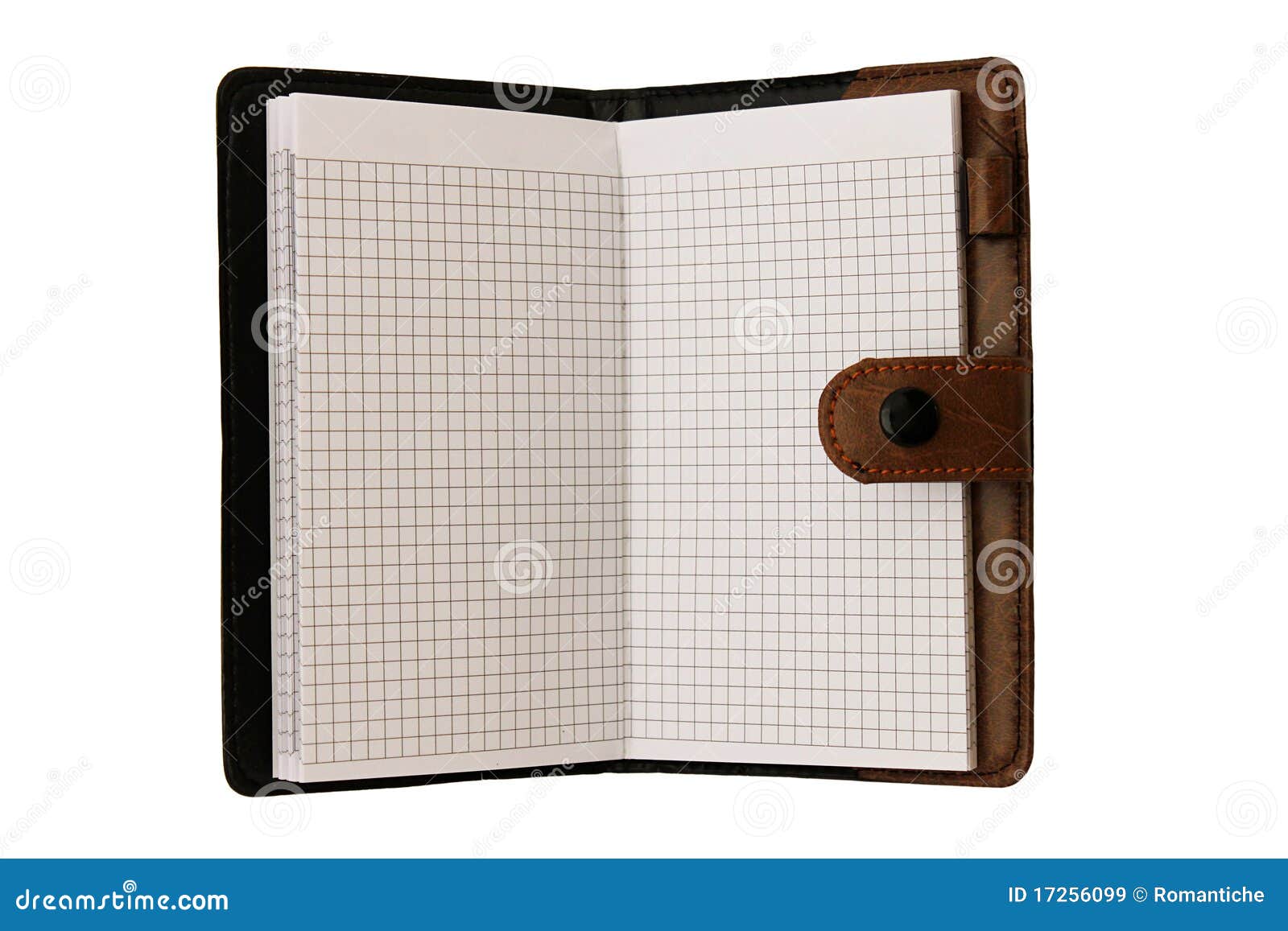 Caderno aberto imagem de stock. Imagem de isolado, notepad - 17256099