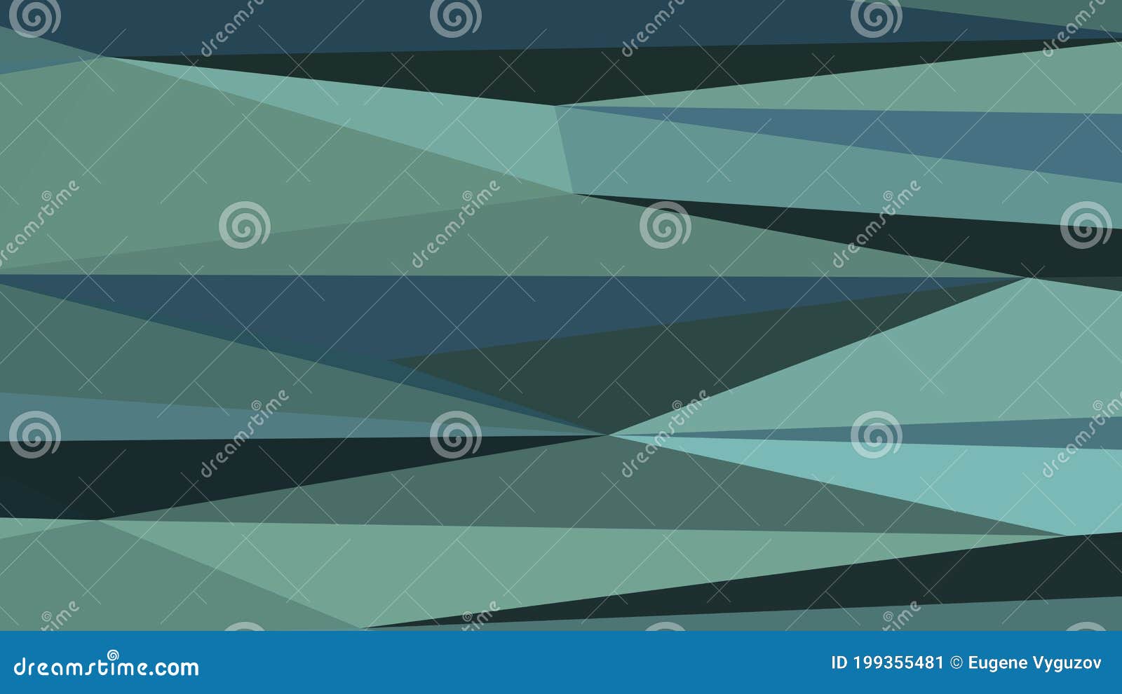 Cadet Blue Abstract Background. Geometric Vector Illustration Stock ...