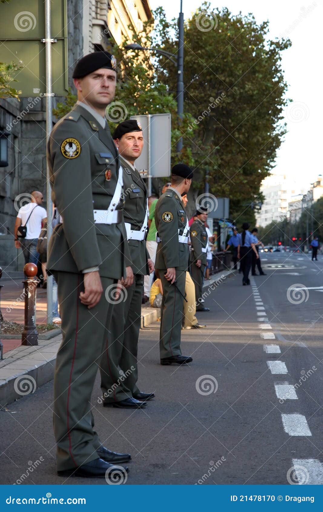 Cadete militares imagem editorial. Imagem de sargento - 21478170
