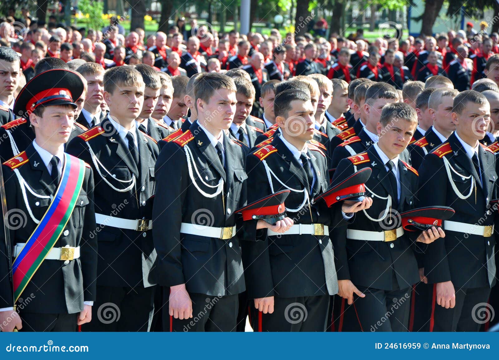 Cadets on Cossack Parade on April 21, 2012 in Kras Editorial Stock ...
