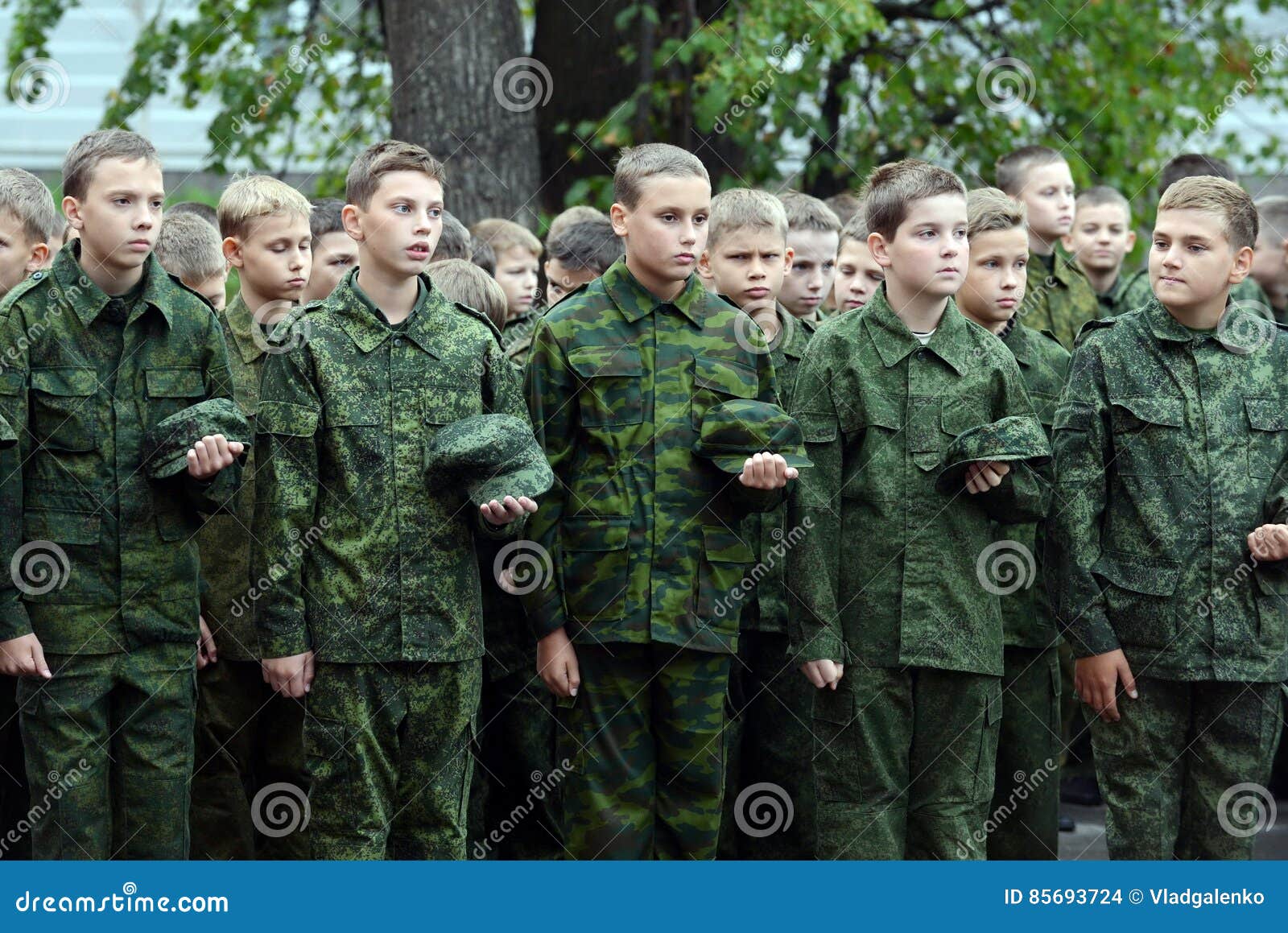The Cadets of the First Moscow Cadet Corps. Editorial Stock Image ...