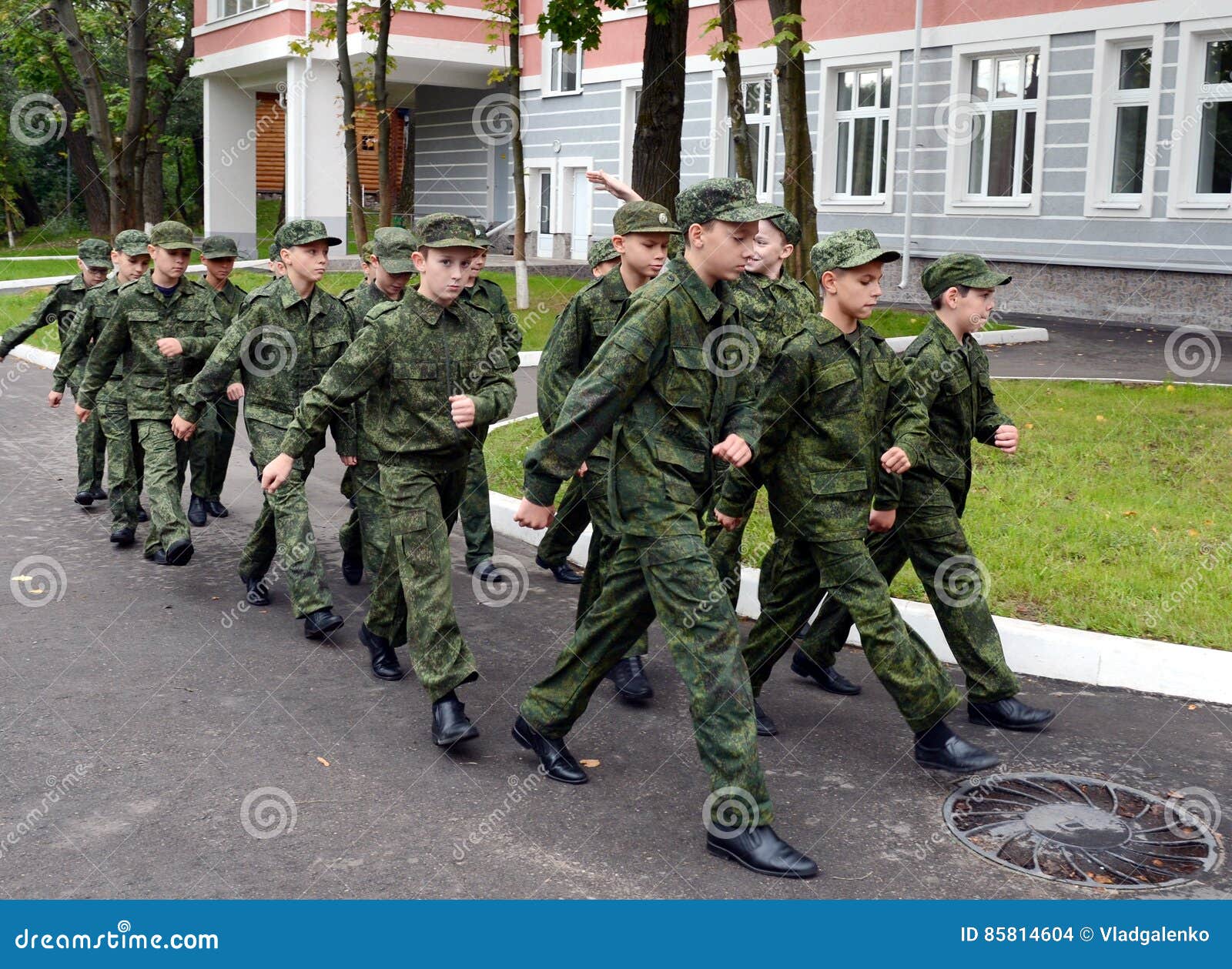 The Cadets of the First Moscow Cadet Corps. Editorial Stock Image ...