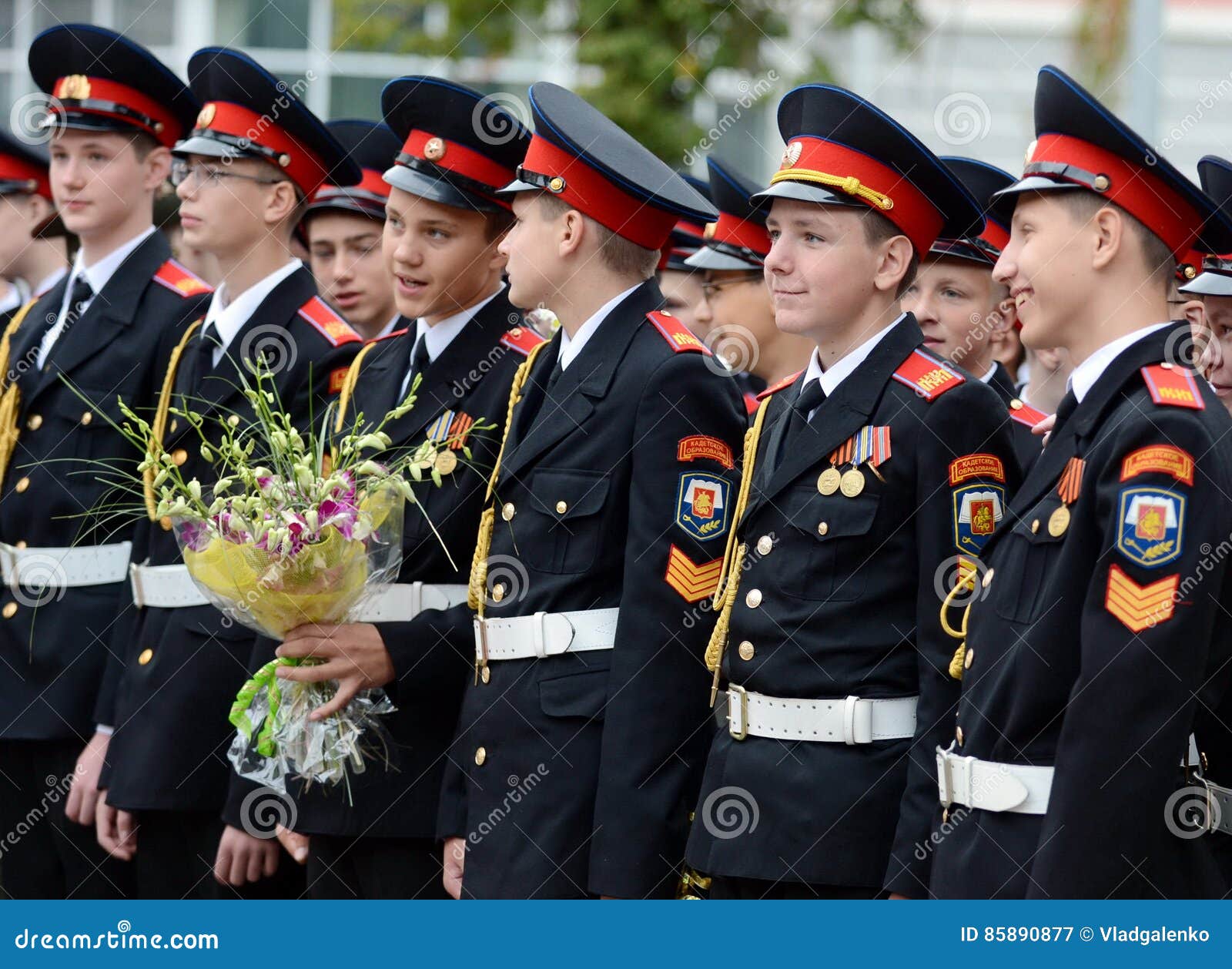 The Cadets of the First Moscow Cadet Corps. Editorial Photography ...