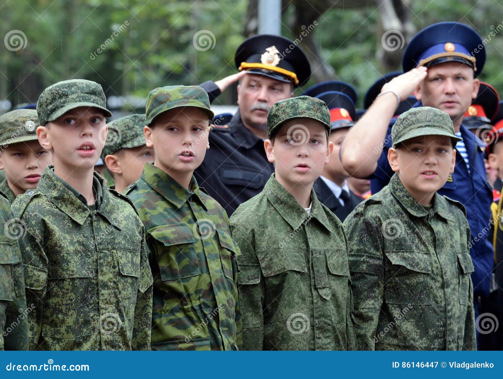 The Cadets of the First Moscow Cadet Corps. Editorial Photography ...