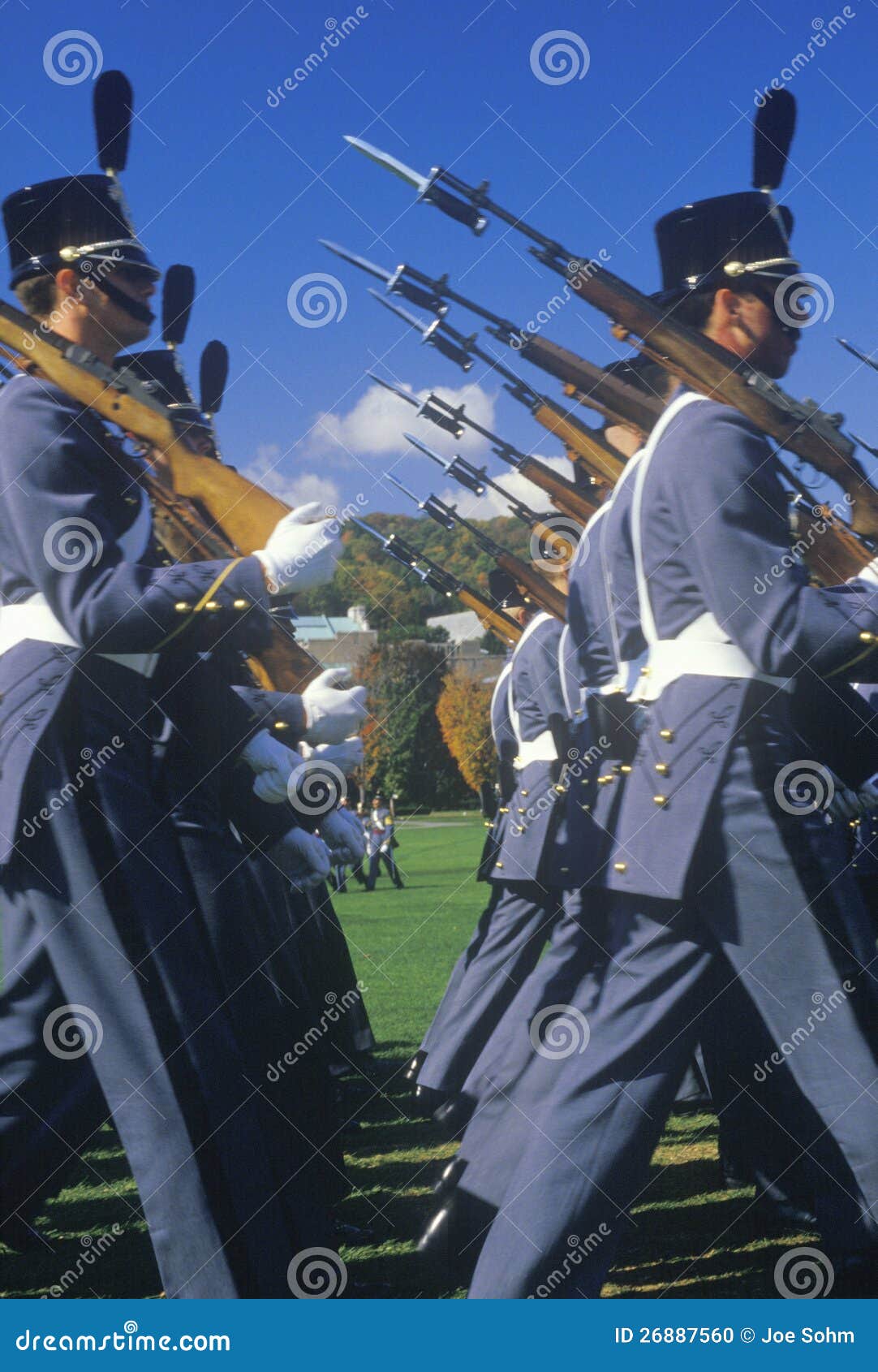 Cadets Marching in Formation Editorial Image - Image of instruction ...