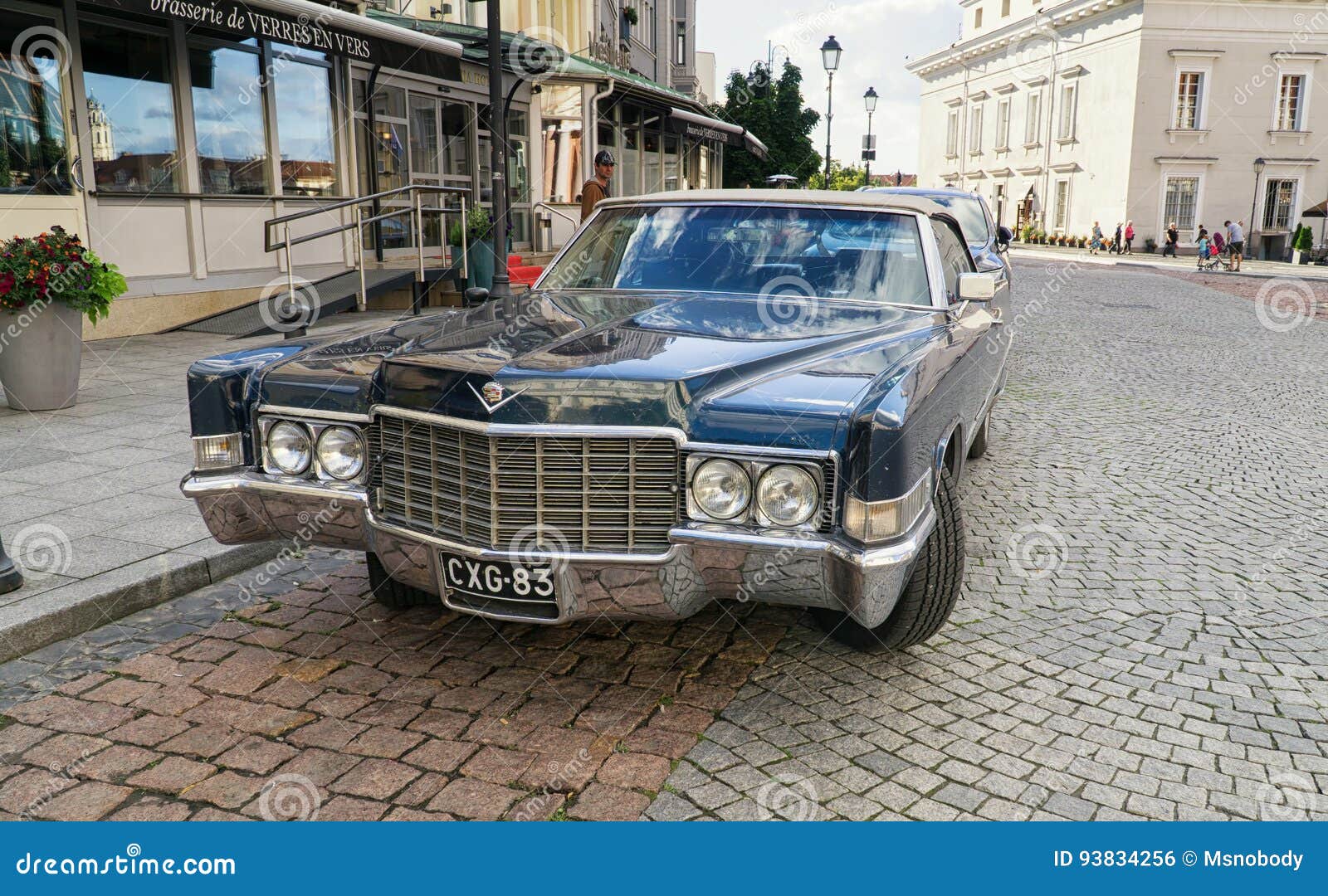 Cadillac, Alt, Oldtimer, Oldtimer, Vorderansicht Redaktionelles Foto ...