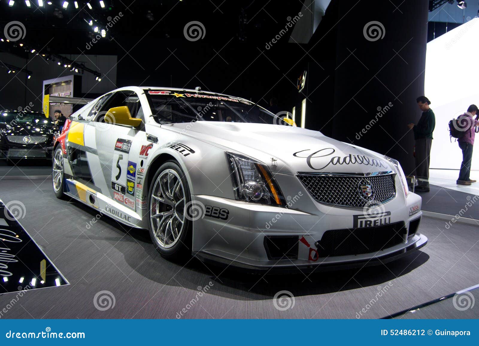 Cadillac CTS-V Coupe Race Car Editorial Photography - Image of vehicle ...