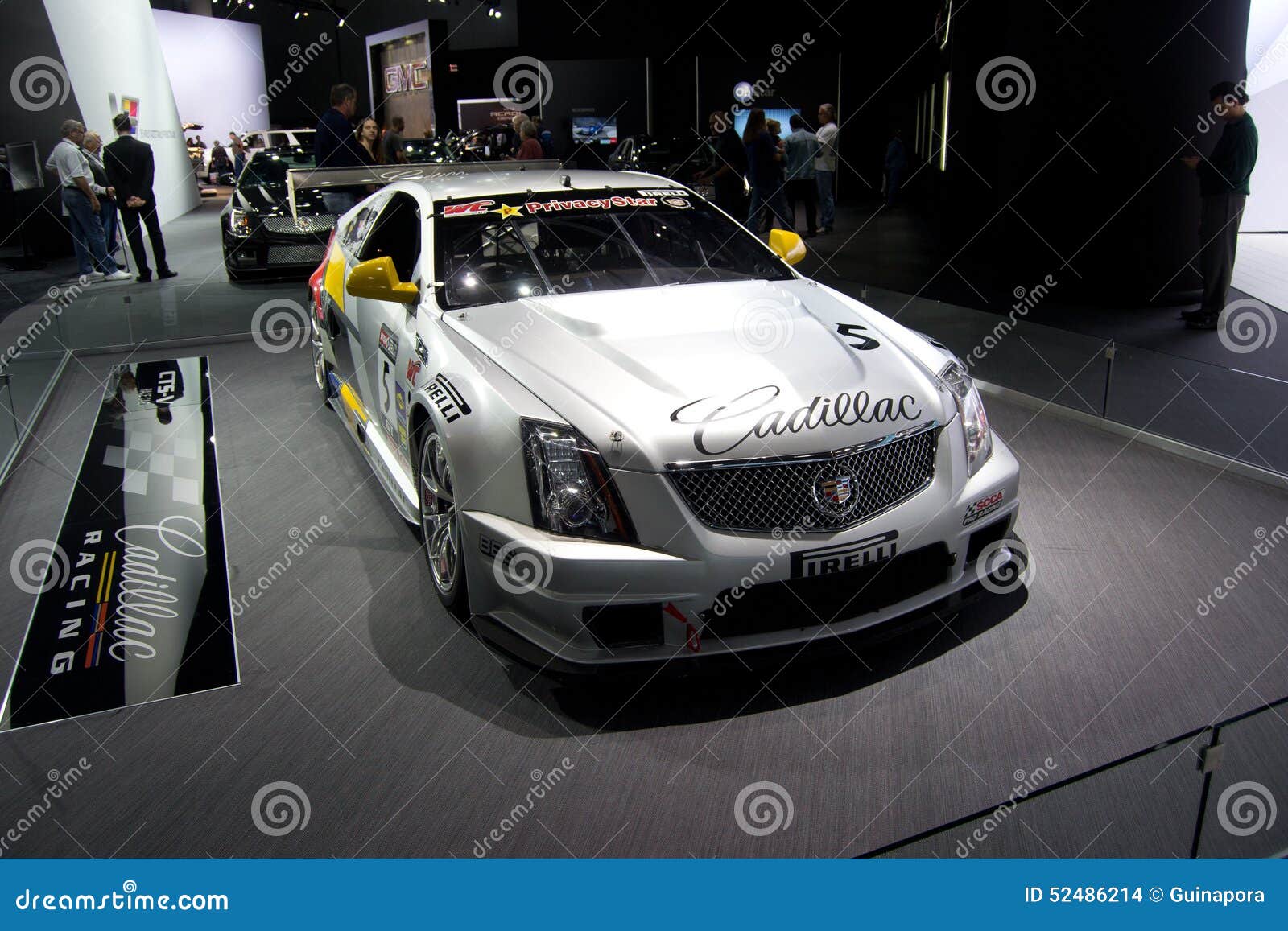 Cadillac CTS-V Coupe Race Car Editorial Stock Image - Image of sedan ...