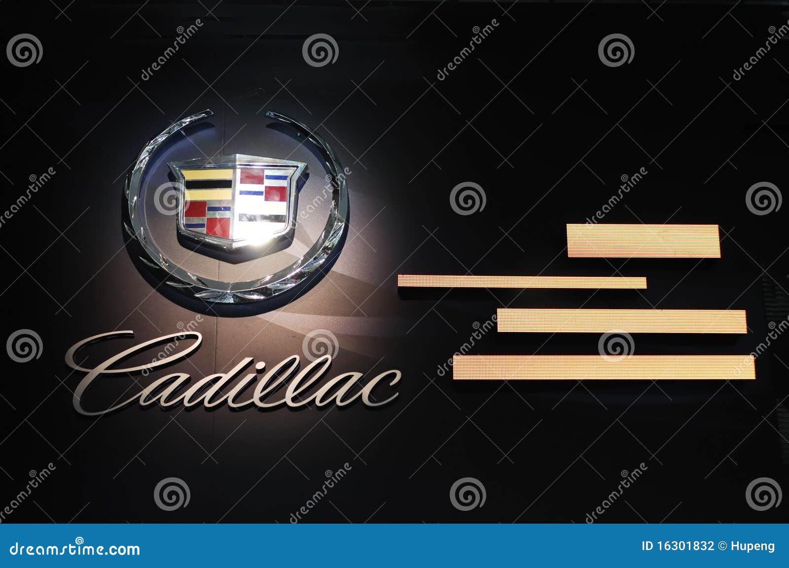 Cadillac logo editorial photography. Image of autocar - 16301832