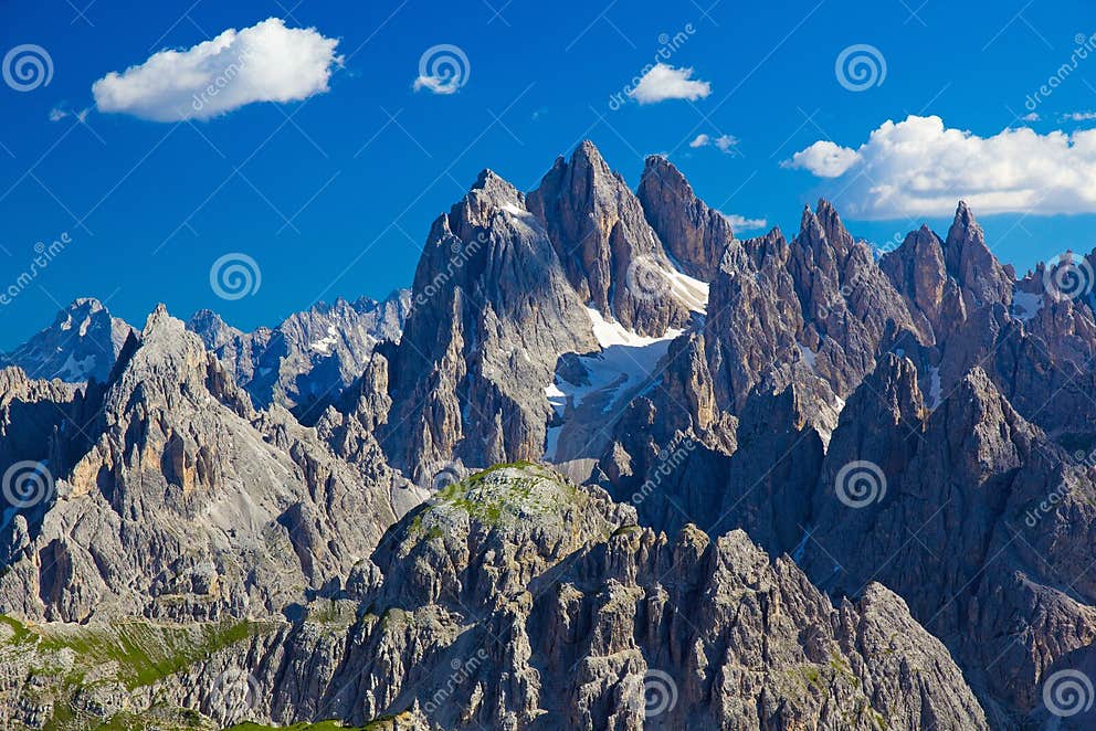 Cadini Range, Dolomites, Italy Stock Image - Image of valley, adventure ...