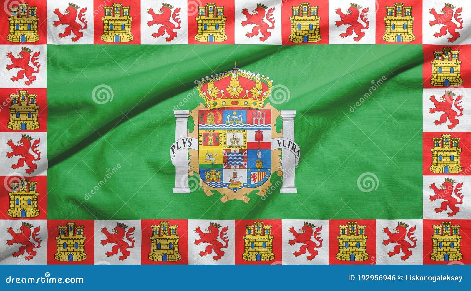 Cadiz Province of Spain Flag Stock Photo - Image of effect, flag: 192956946
