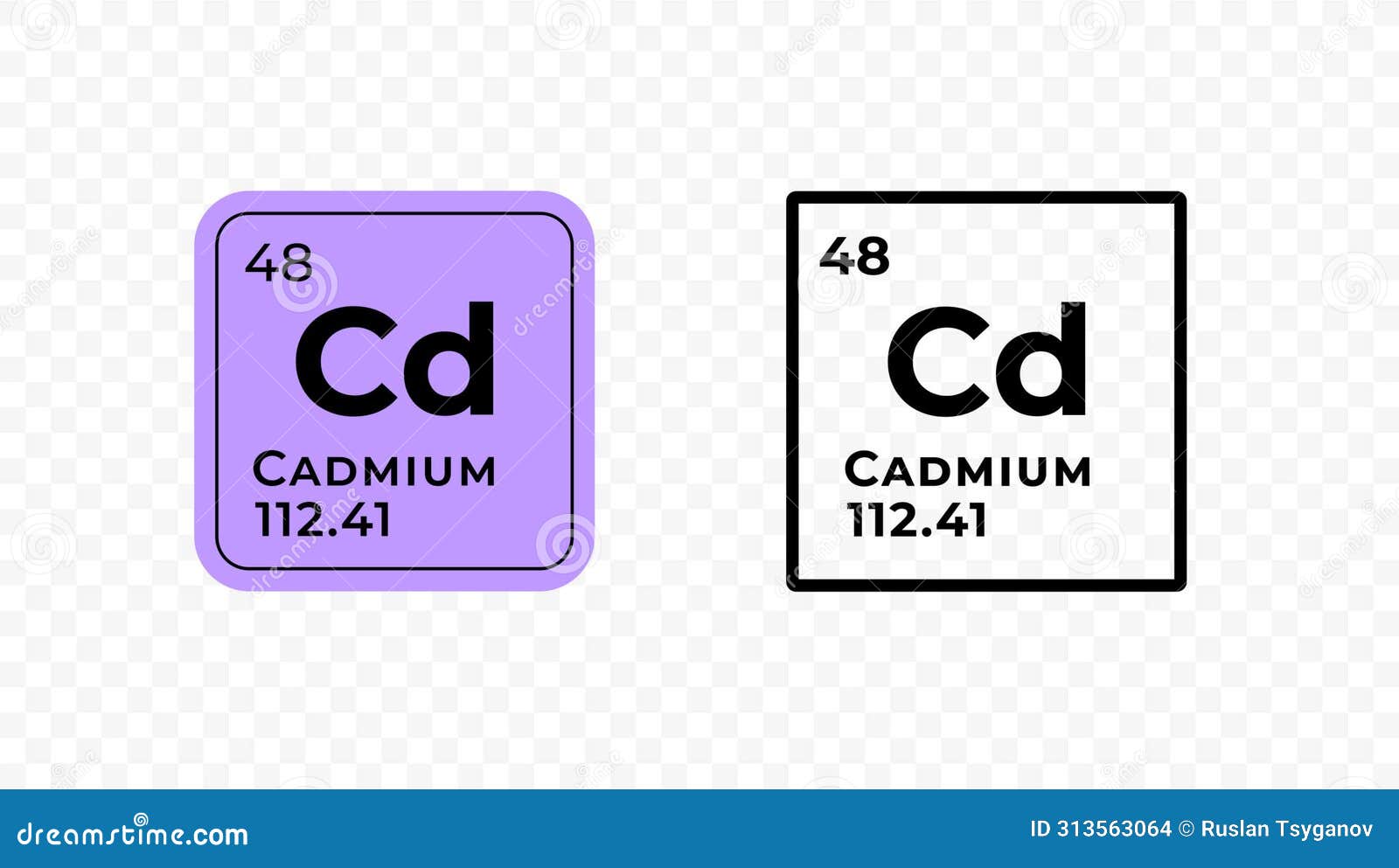Cadmium, Chemical Element of the Periodic Table Vector Stock Vector ...