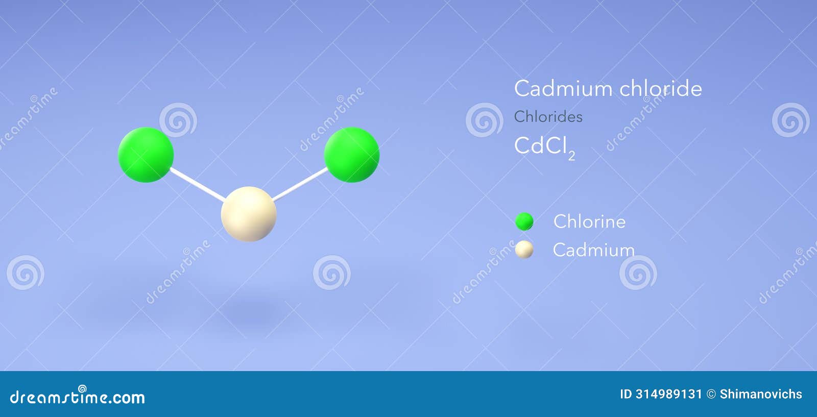 Cadmium Chloride Molecule, Molecular Structures, Cadmium Compounds, 3d ... Cadmium Chloride Molecule, Molecular Structures, Cadmium Compounds, 3d ...