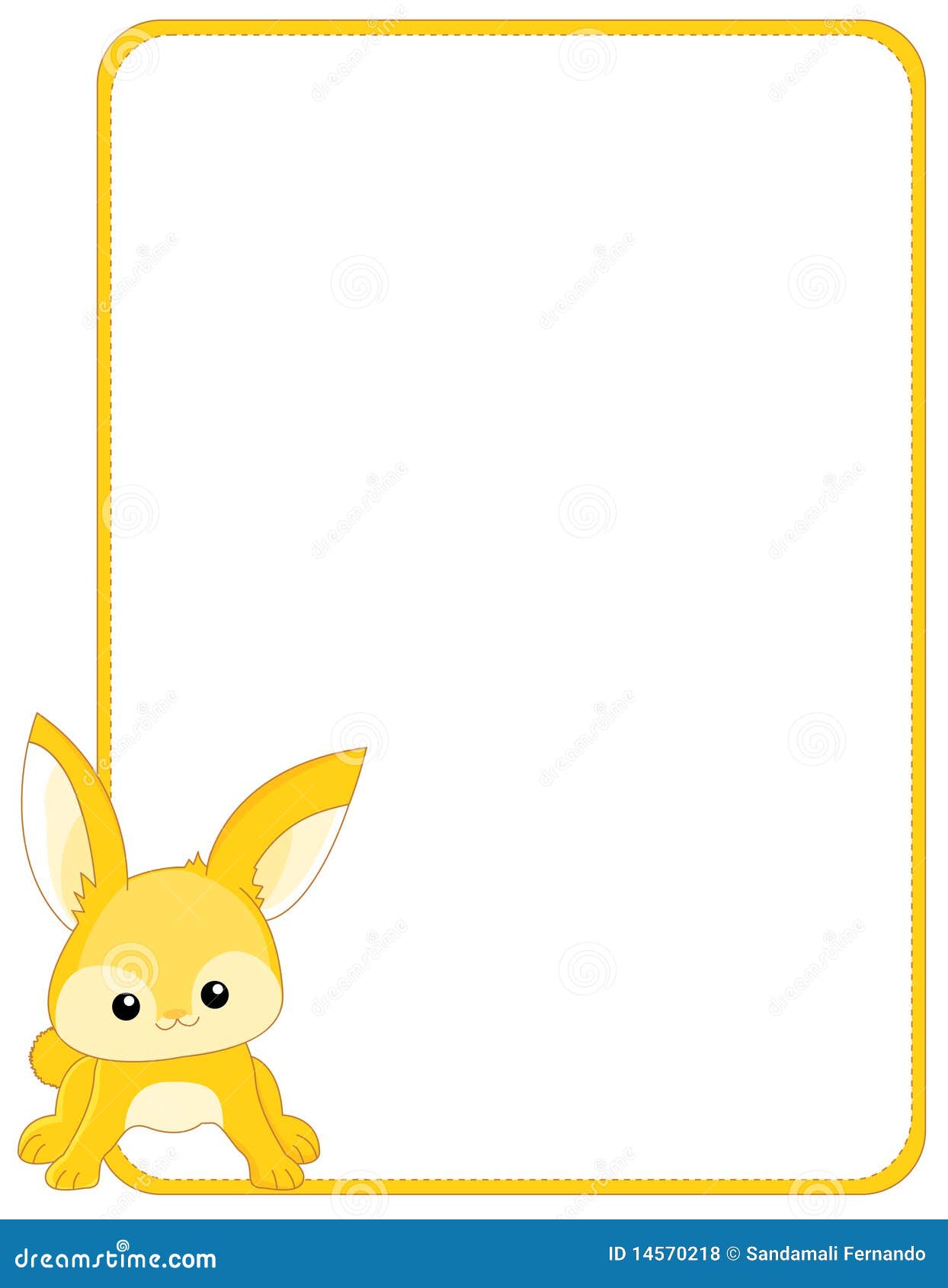 Cadre animal illustration de vecteur. Illustration du illustré - 14570218