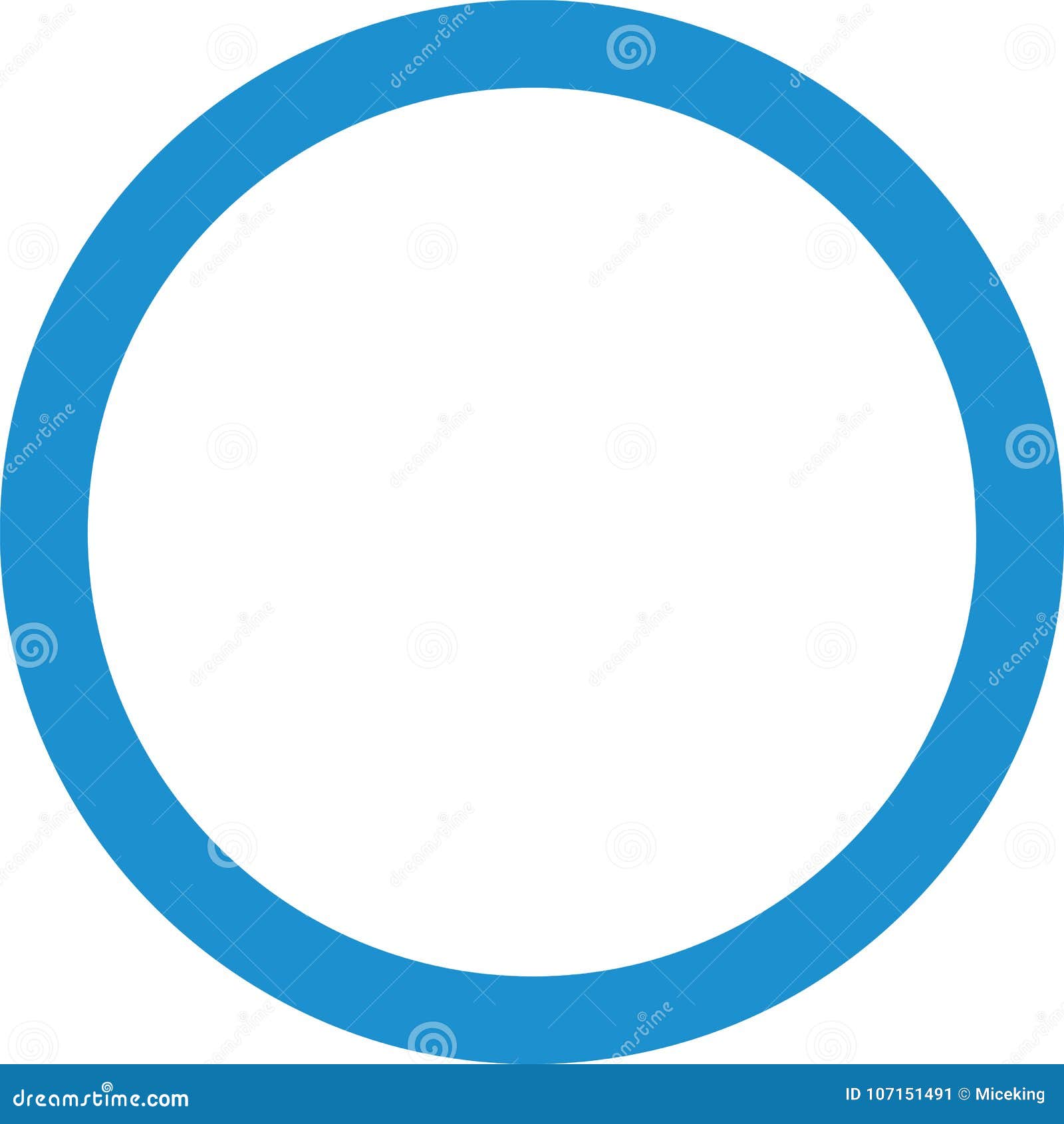 Cadre bleu-clair de cercle illustration stock. Illustration du symbole ...