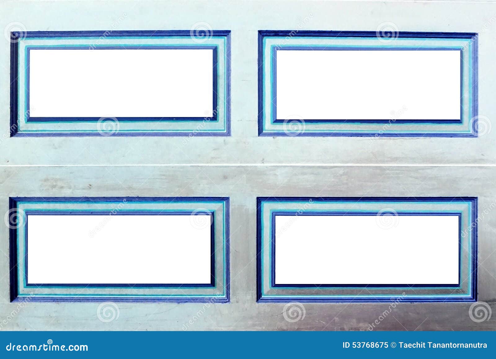 Cadre Bleu Et Blanc De Rectangle Image stock - Image du abstrait ...