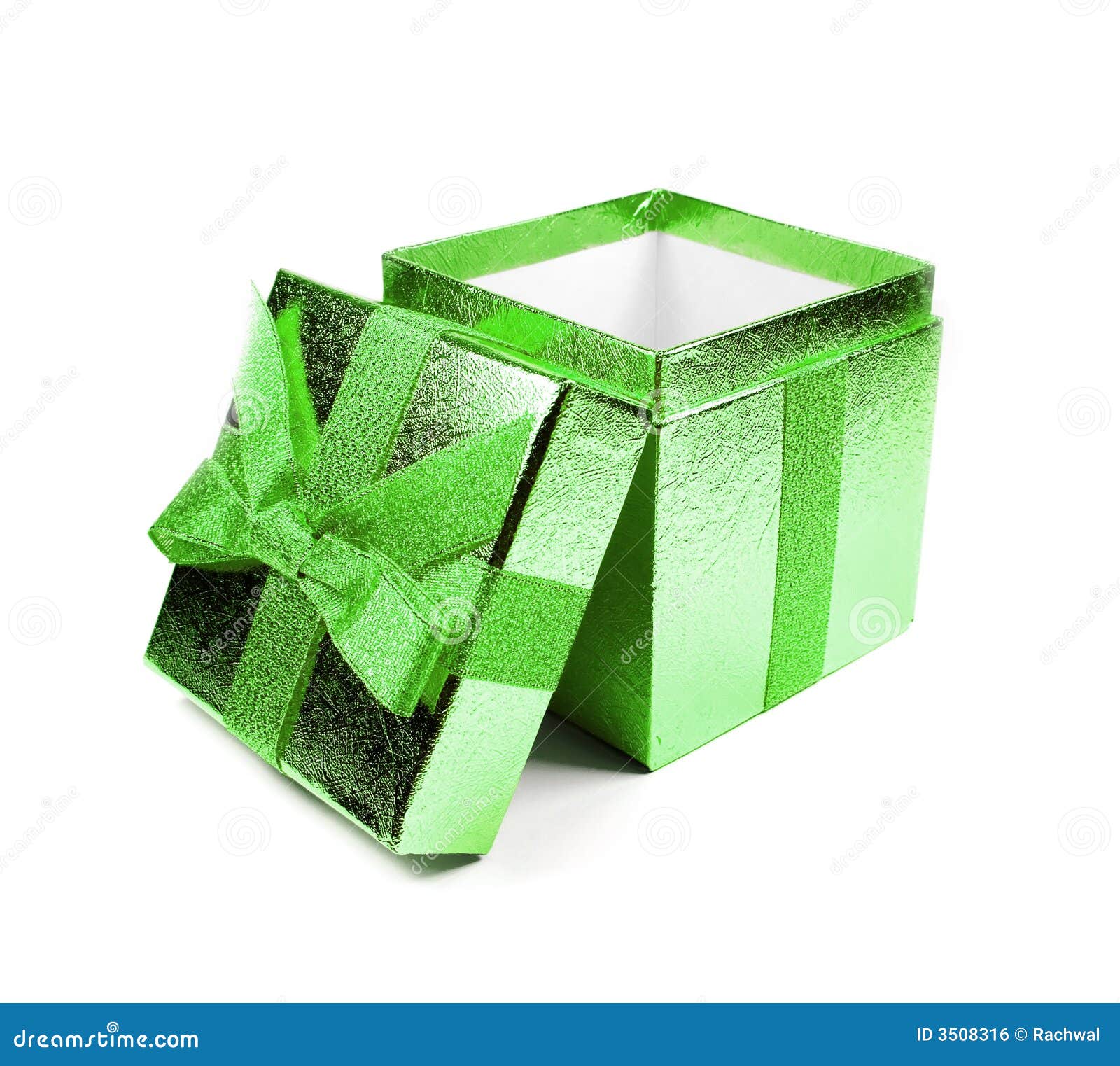 Cadre de cadeau vert photo stock. Image du papier, achats - 3508316