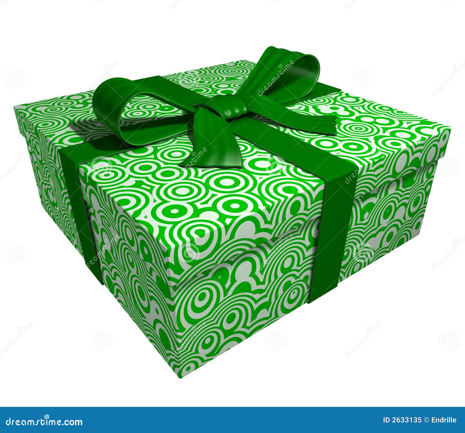 Cadre De Cadeau Vert - Bande Verte Illustration Stock - Illustration du ...