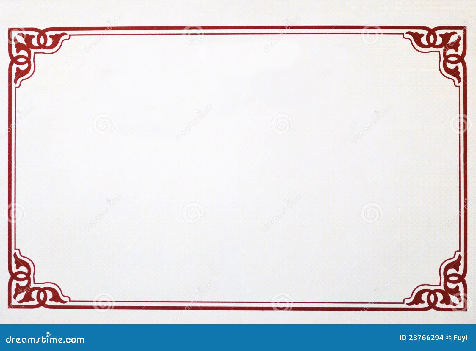 Cadre de certificat photo stock. Image du cadre, affaires - 23766294