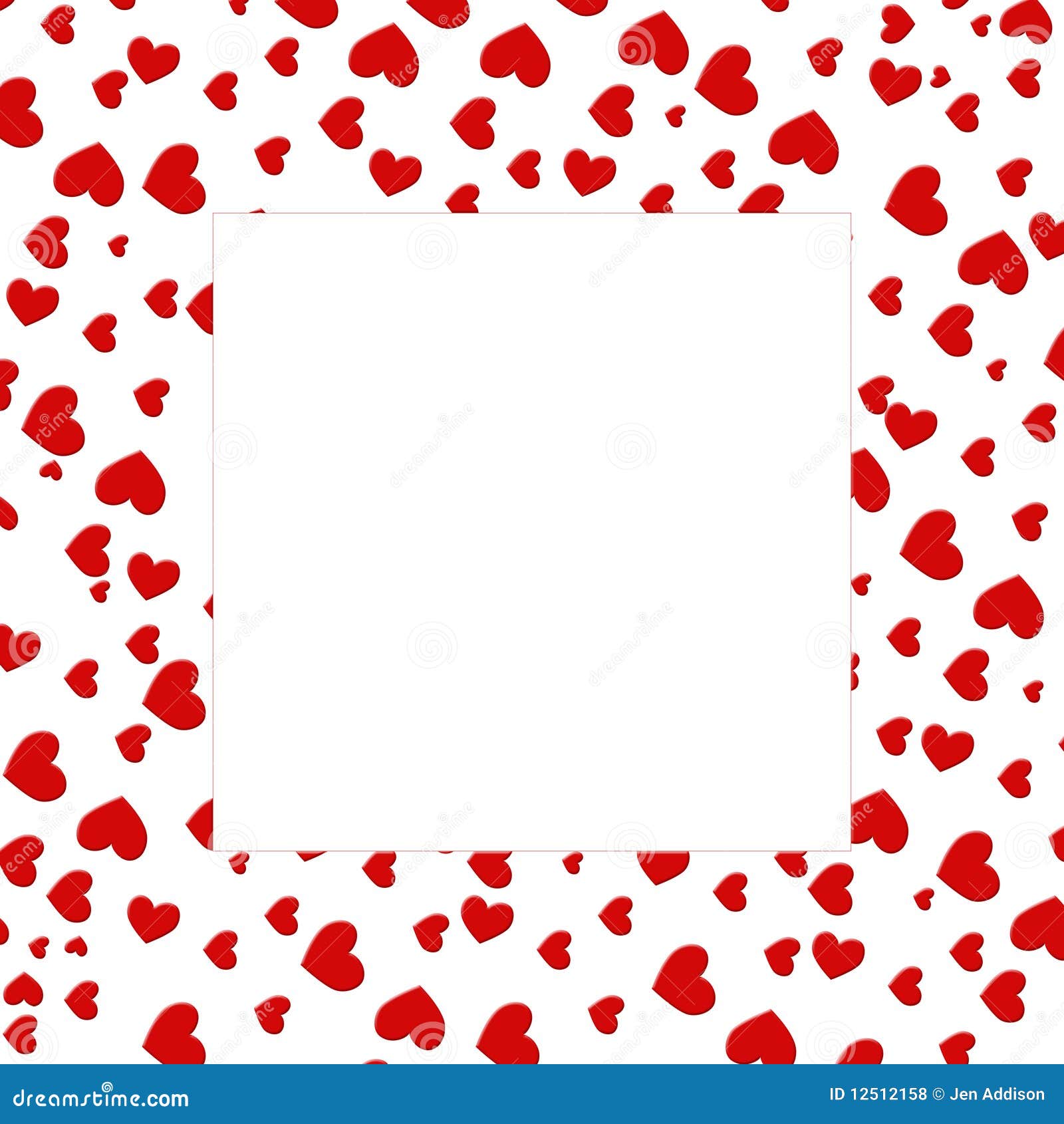 Cadre de coeur illustration stock. Illustration du éléments - 12512158