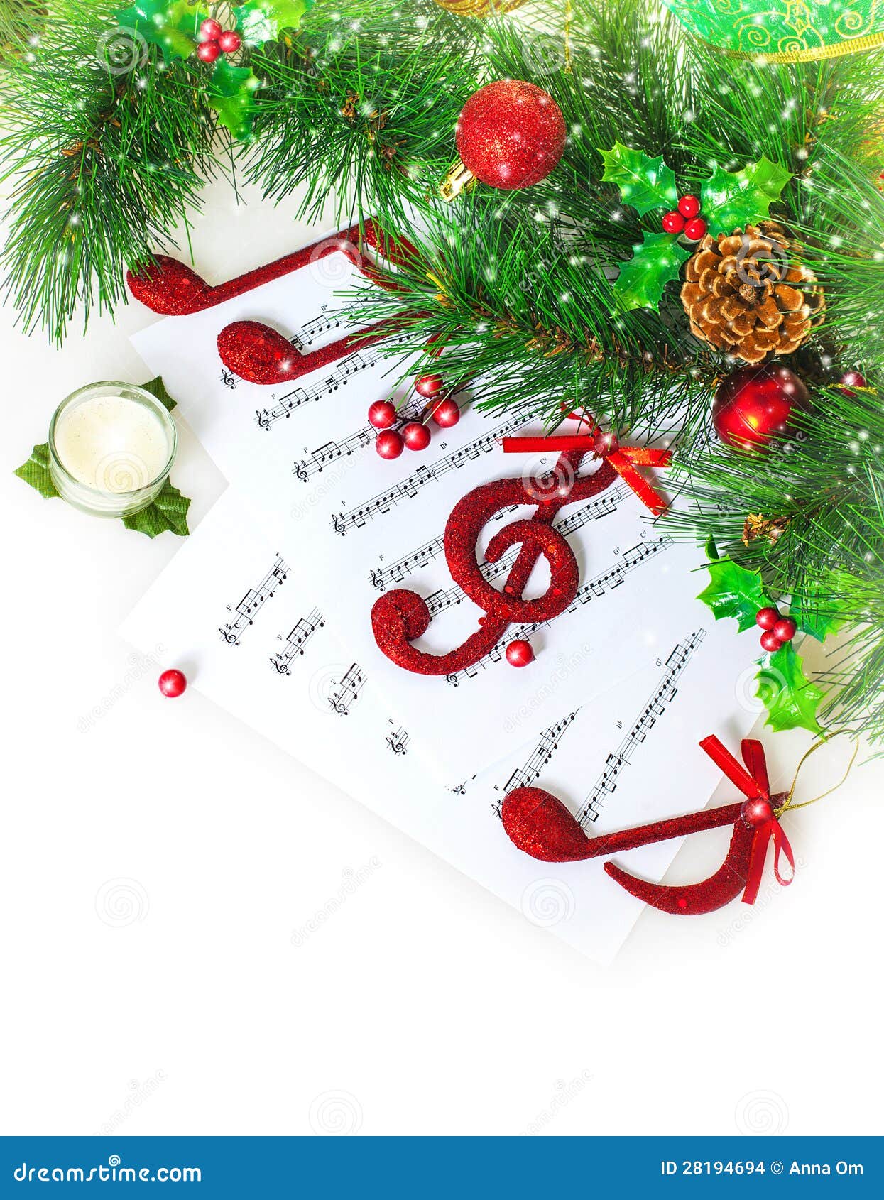 Cadre de musical de Noël photo stock. Image du carte - 28194694