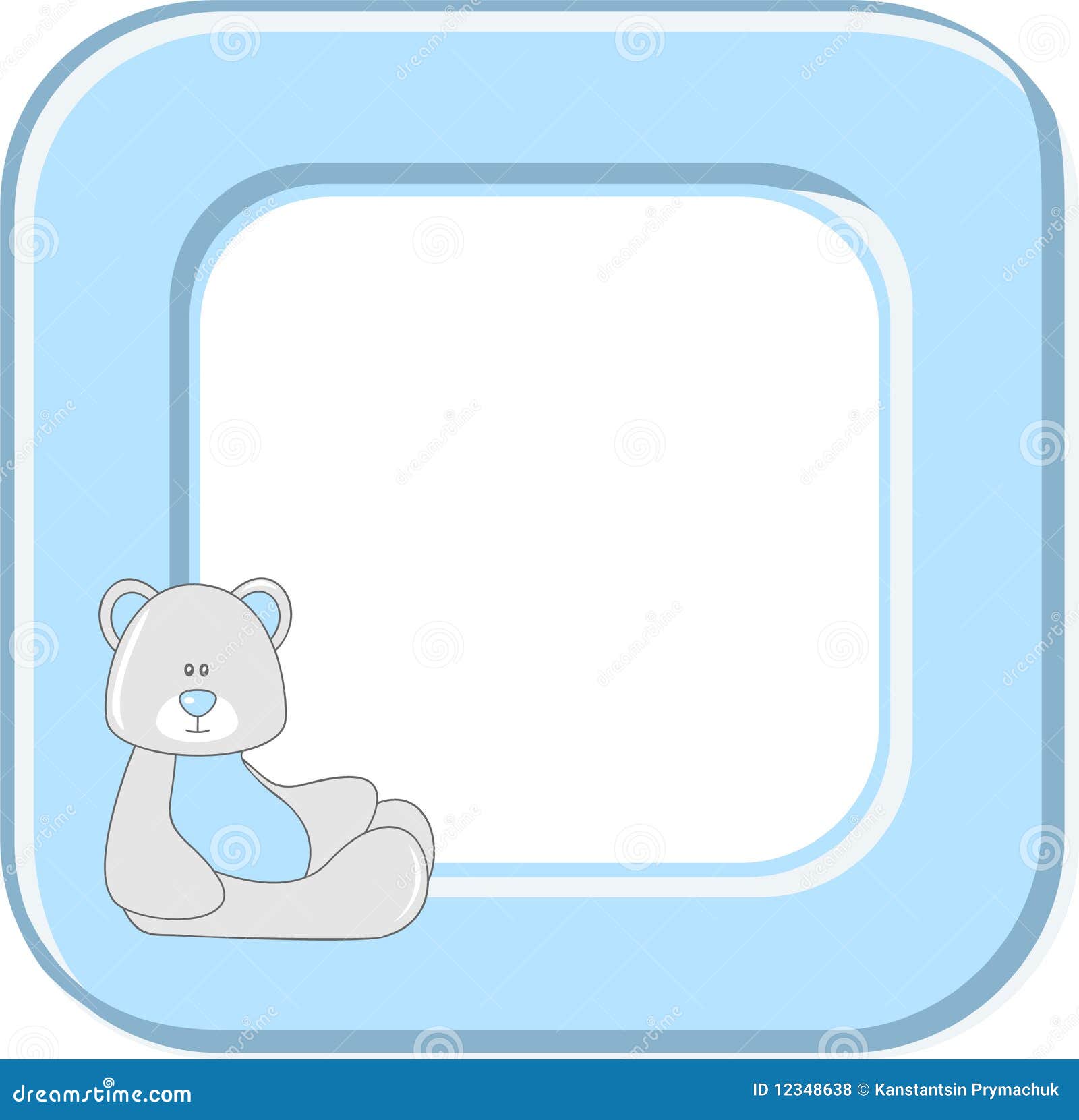 Cadre de photo d'enfant illustration de vecteur. Illustration du cadre ...