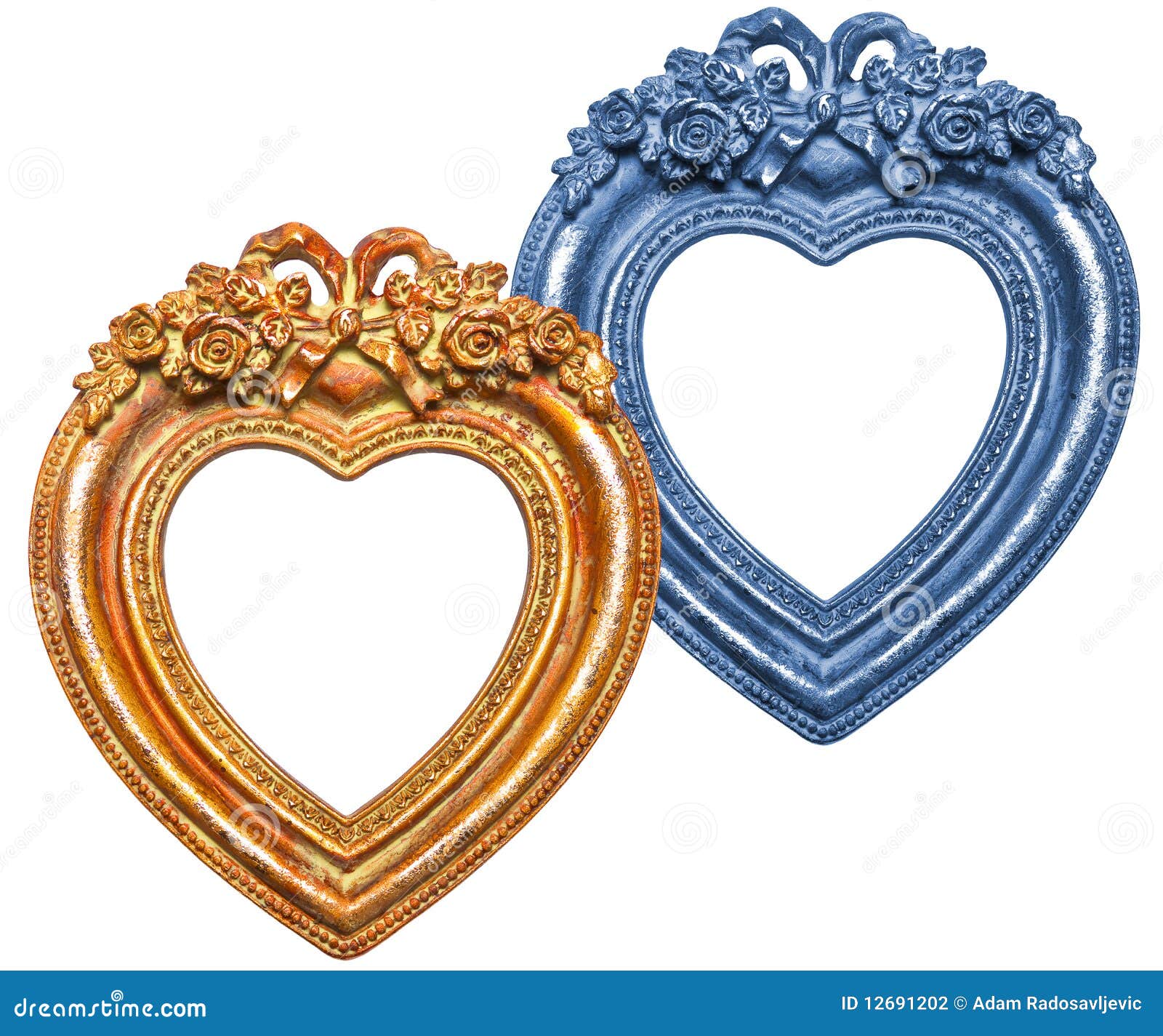 Cadre de tableau de coeur photo stock. Image du fleuri - 12691202