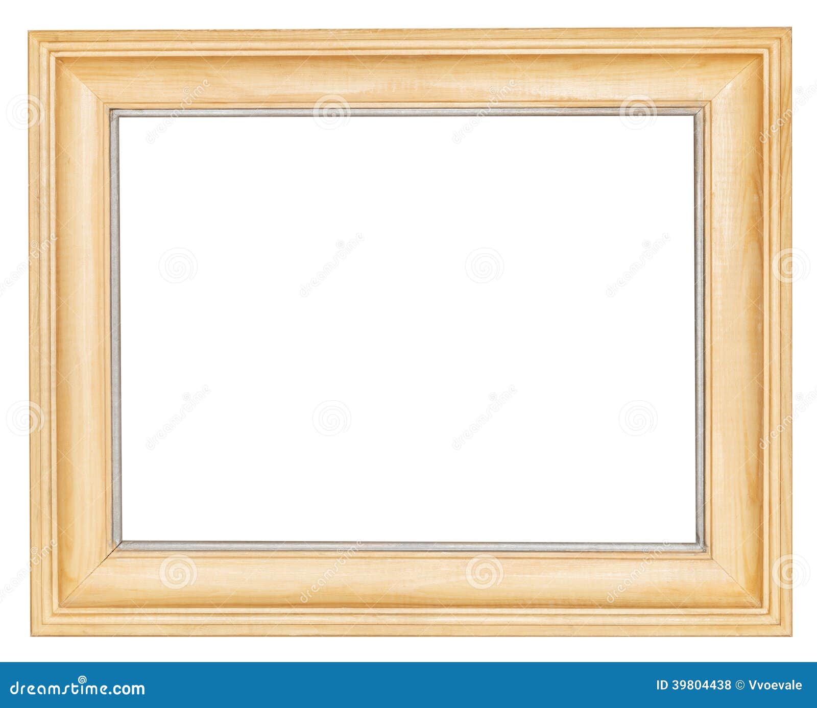 Cadre De Tableau En Bois Large Simple Photo stock - Image: 39804438