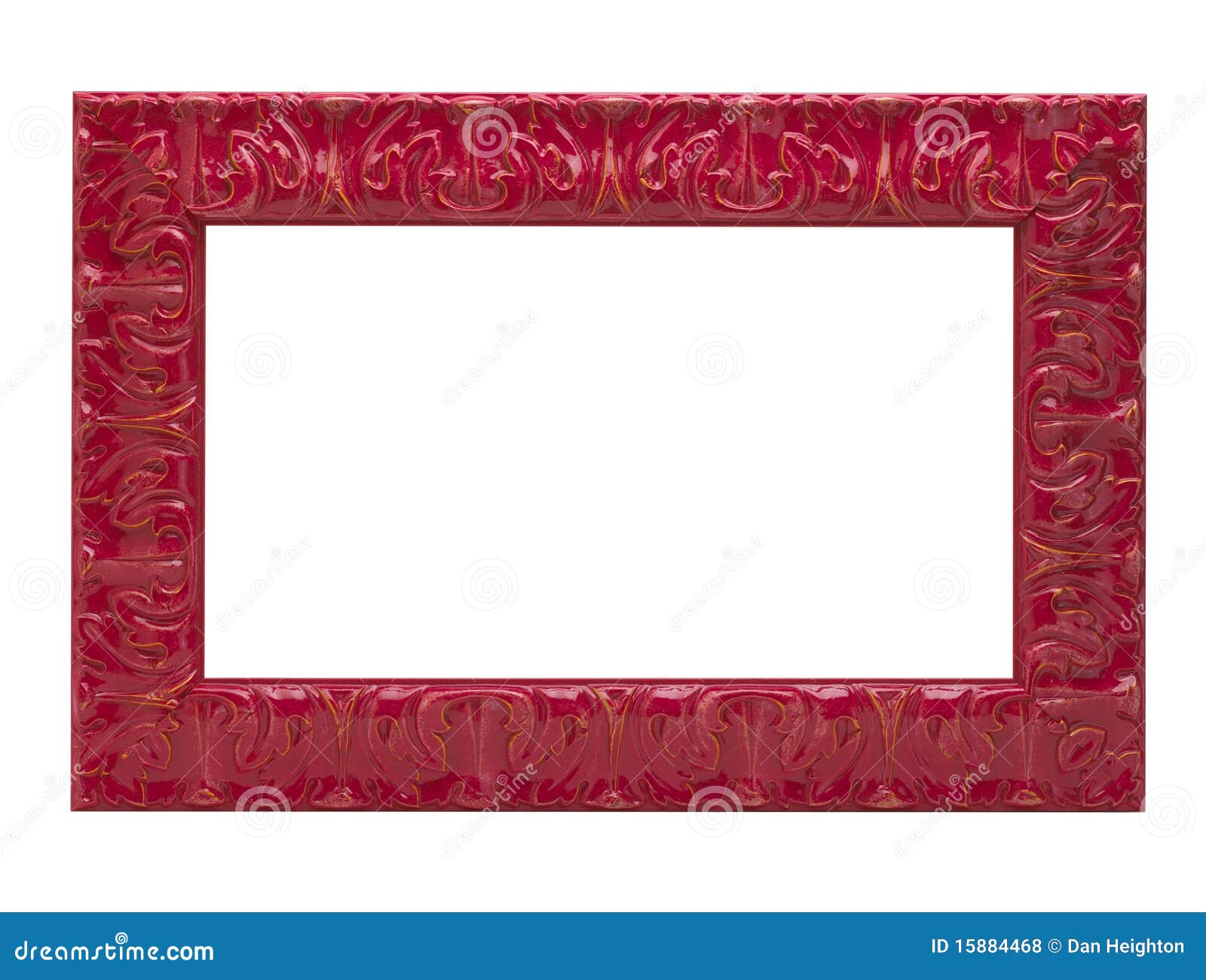 Cadre de tableau rouge photo stock. Image du décorez - 15884468