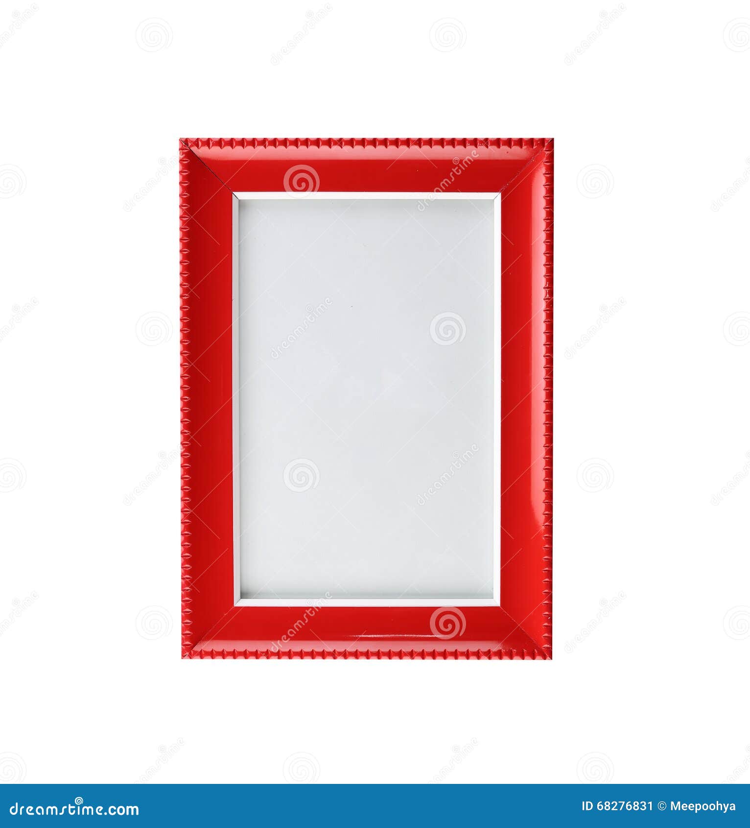 Cadre De Tableau Rouge Moderne D'isolement Image stock - Image du ...