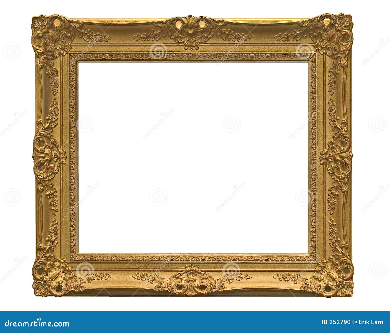 Cadre De Tableau Vide (avec Le Chemin De Découpage) Photo stock - Image ...