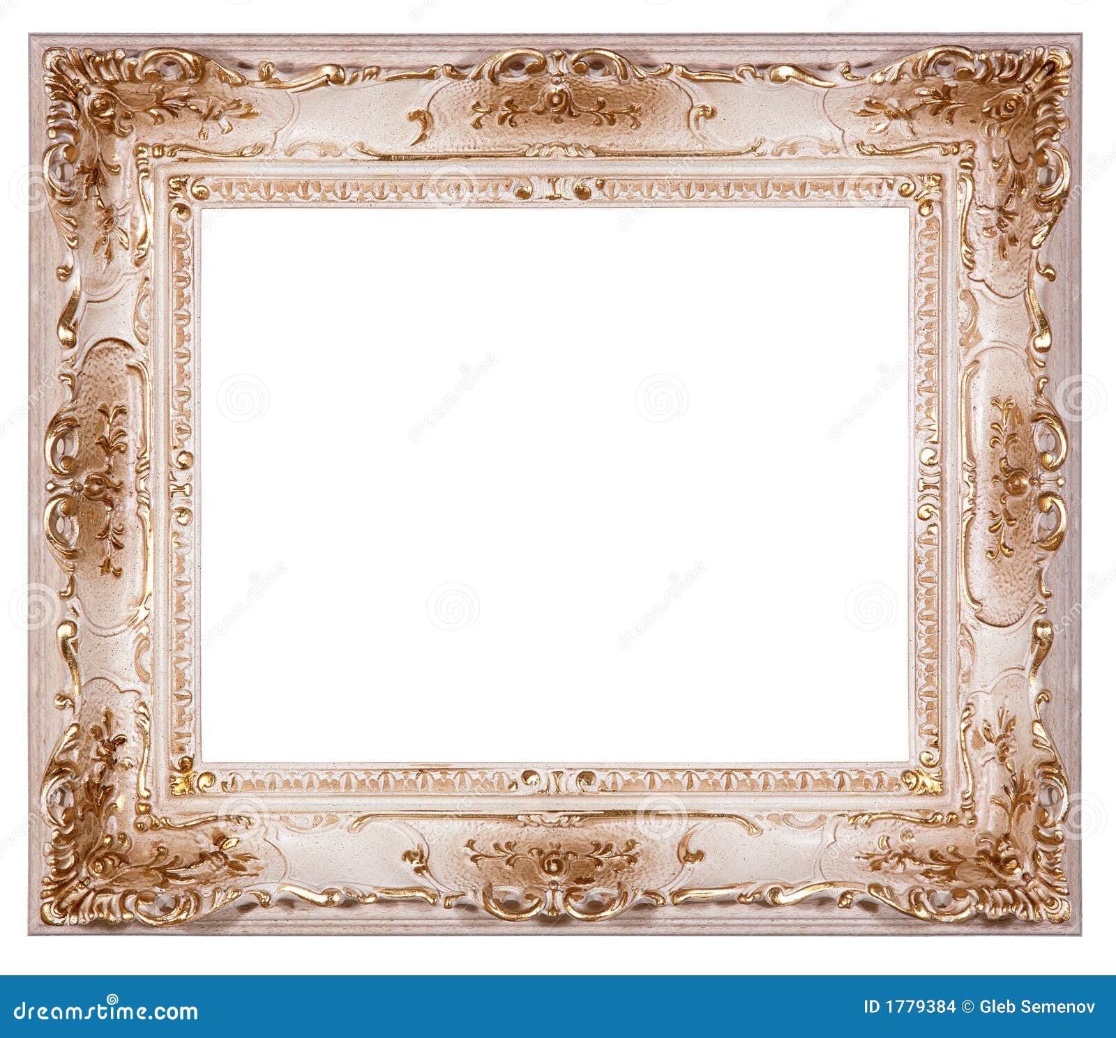 Cadre De Tableau Vide D'isolement Images stock - Image: 1779384