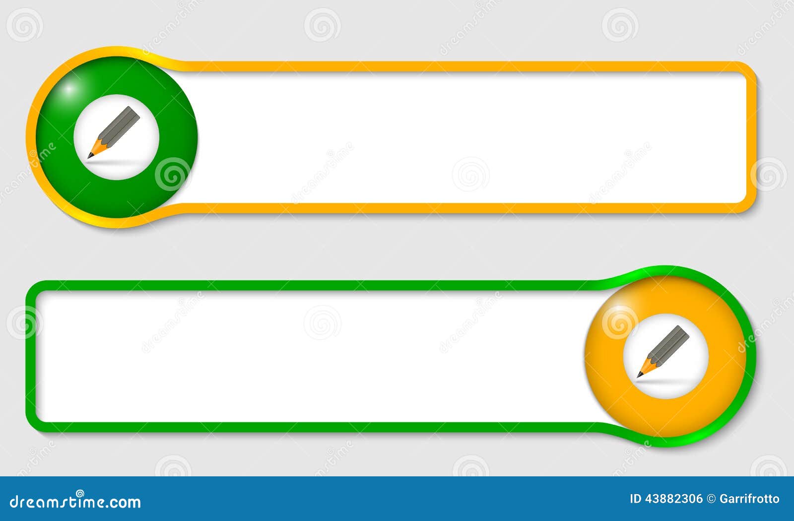 Cadre des textes illustration de vecteur. Illustration du ligne - 43882306