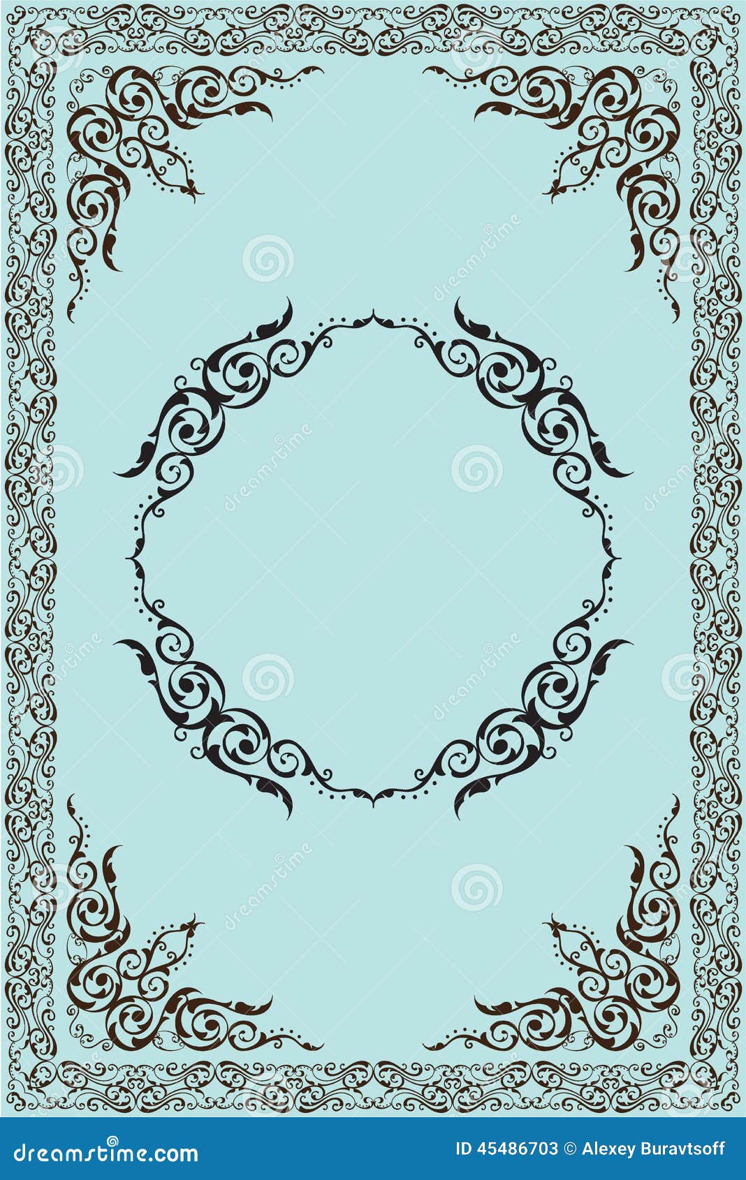 Cadre gothique d'art illustration de vecteur. Illustration of antiquité ...